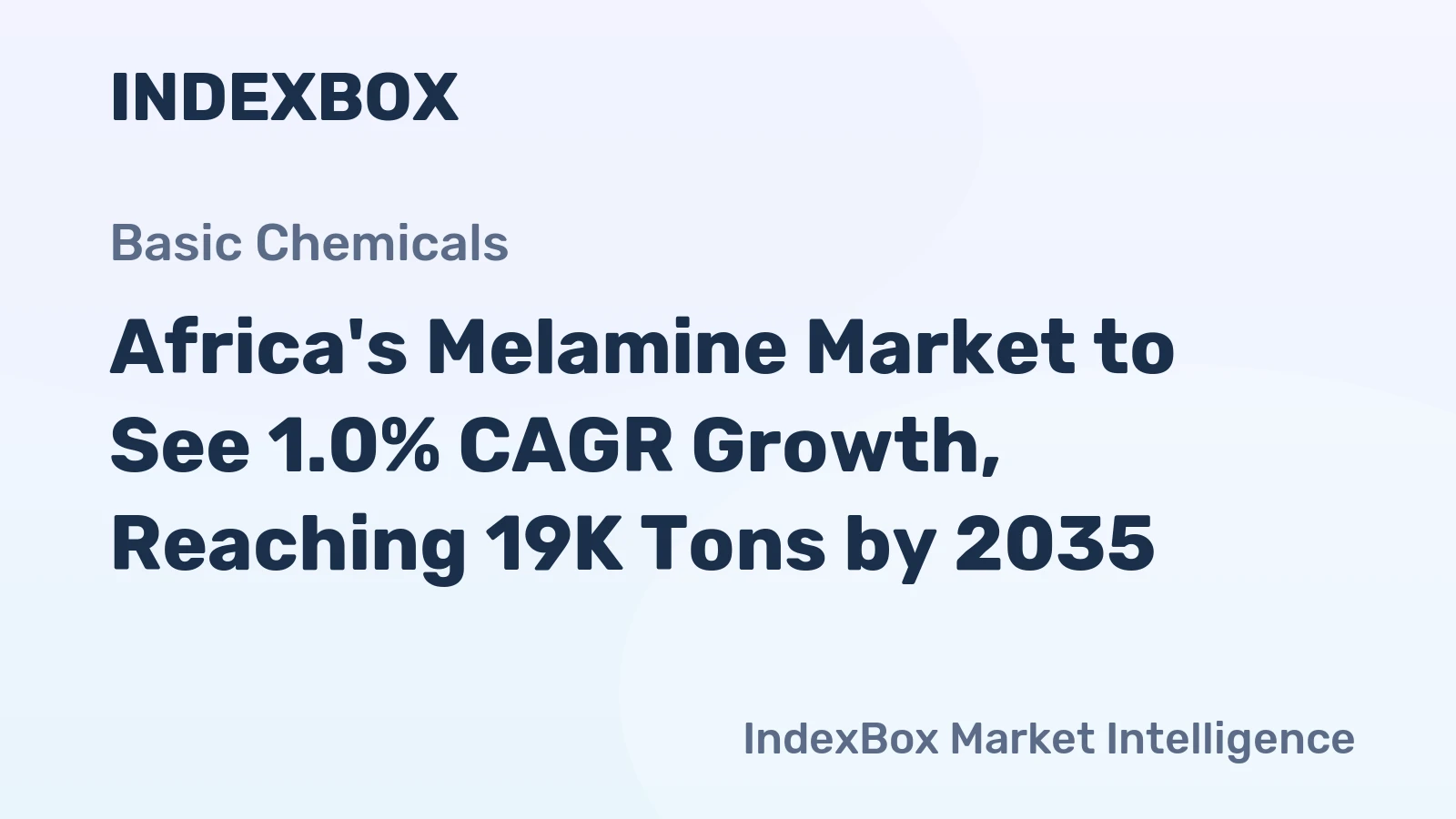 Africa's Melamine Market to See 1.0% CAGR Growth, Reaching 19K Tons by 2035