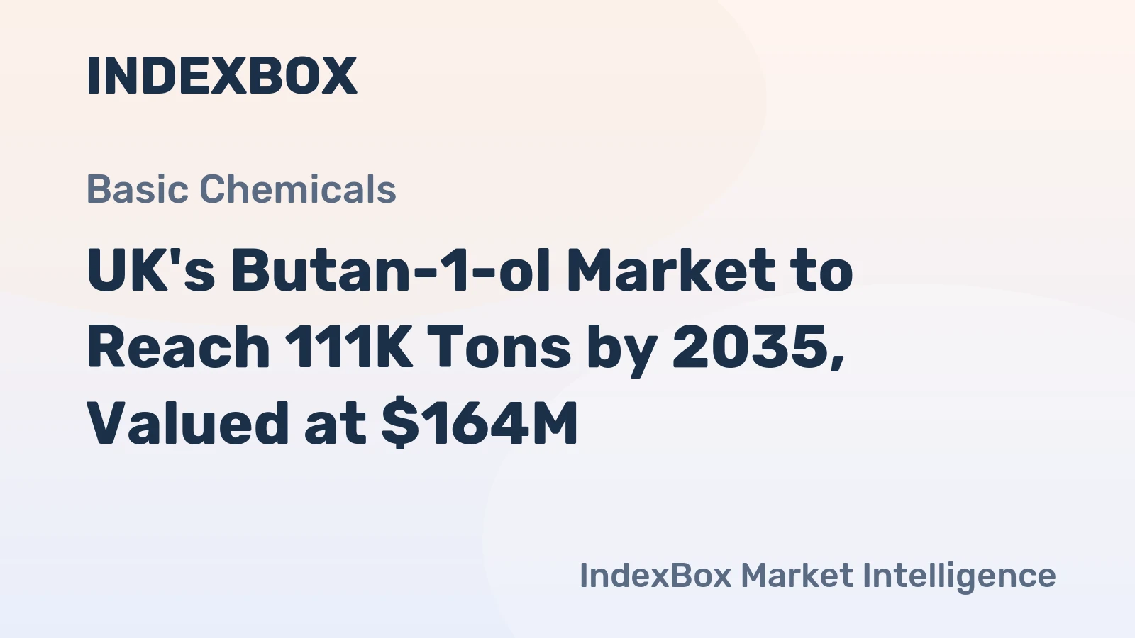UK's Butan-1-ol Market to Reach 111K Tons by 2035, Valued at $164M