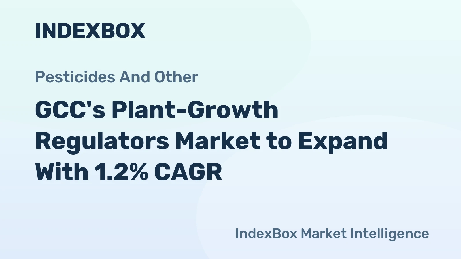GCC's Plant-Growth Regulators Market to Expand With 1.2% CAGR
