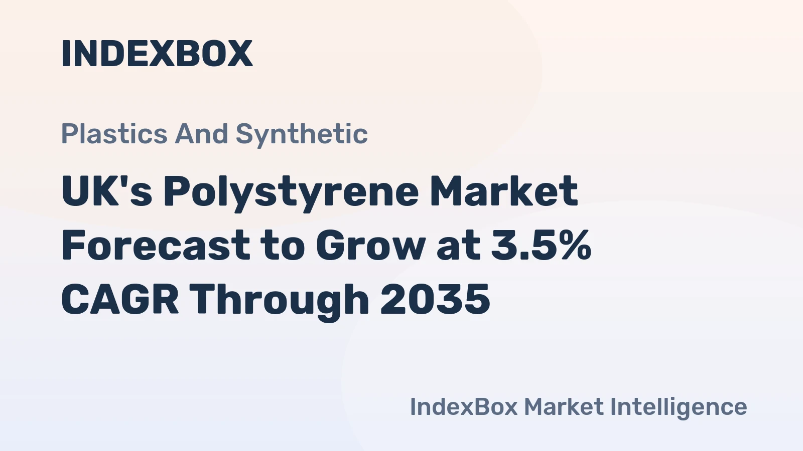 UK's Polystyrene Market Forecast to Grow at 3.5% CAGR Through 2035