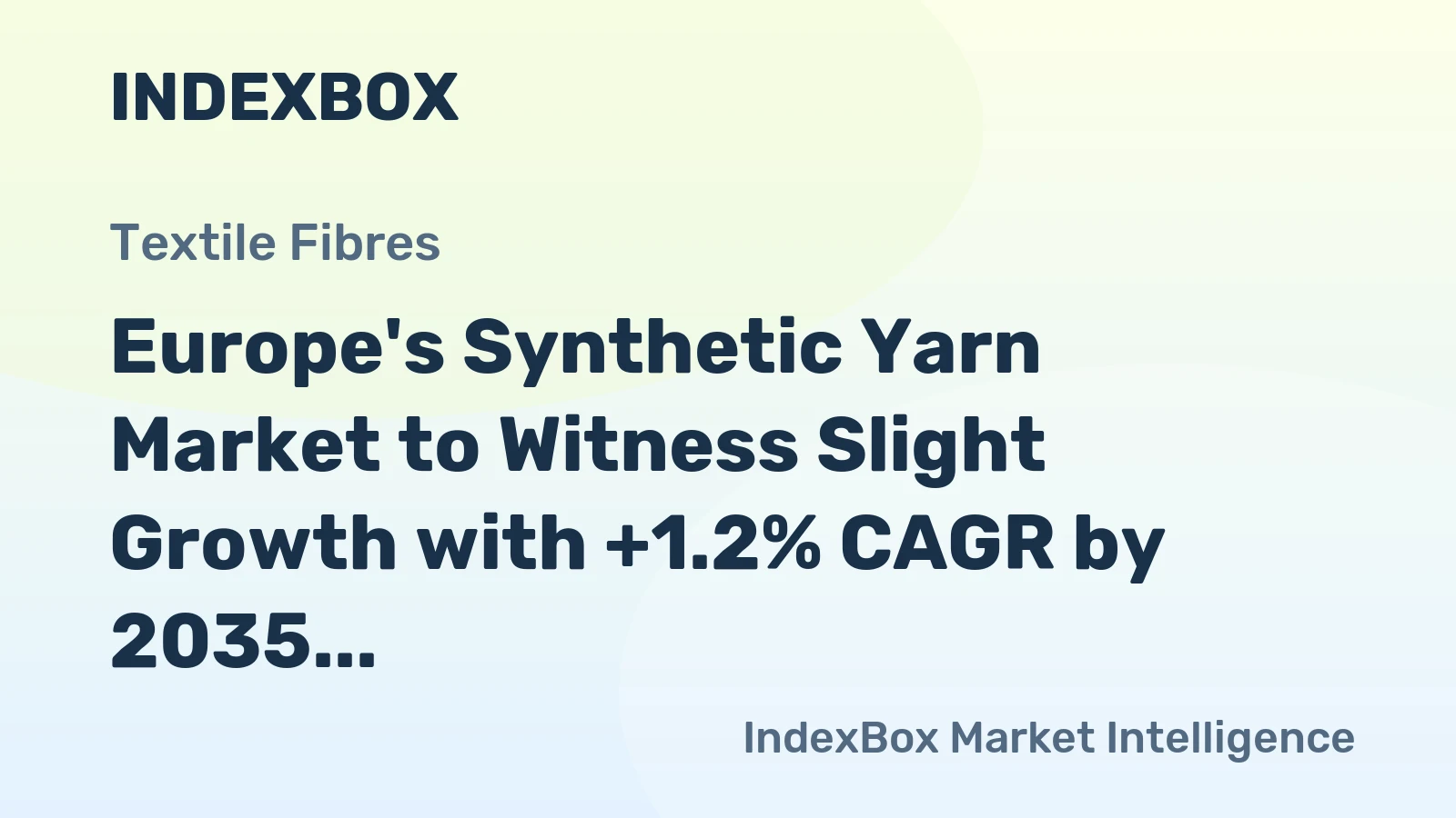 Europe's Synthetic Yarn Market to Witness Slight Growth with +1.2% CAGR by 2035