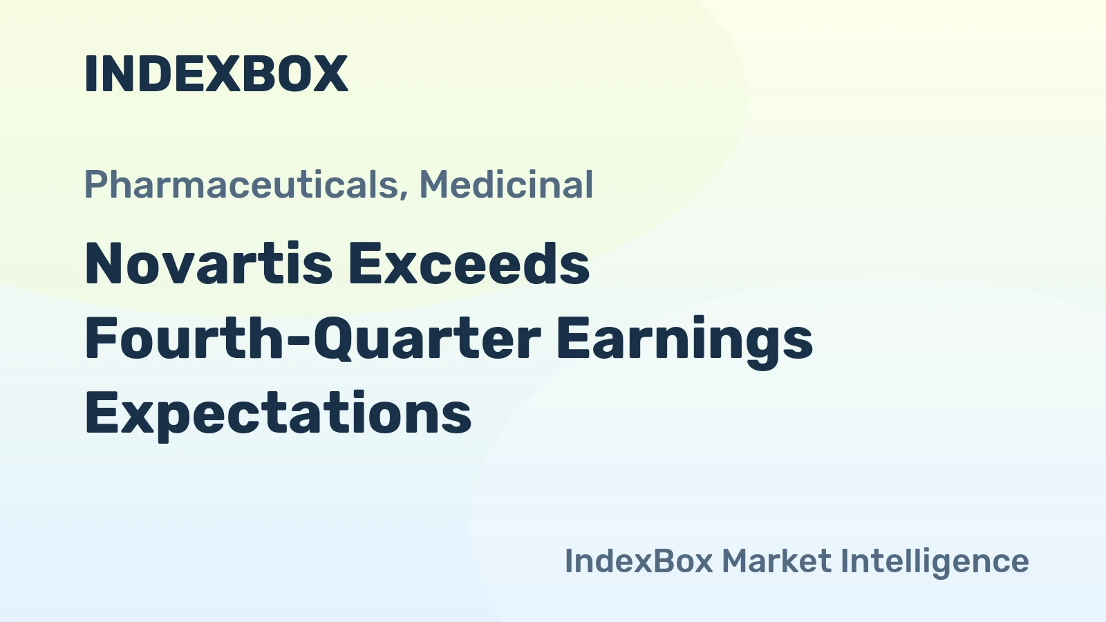Novartis Exceeds Fourth-Quarter Earnings Expectations