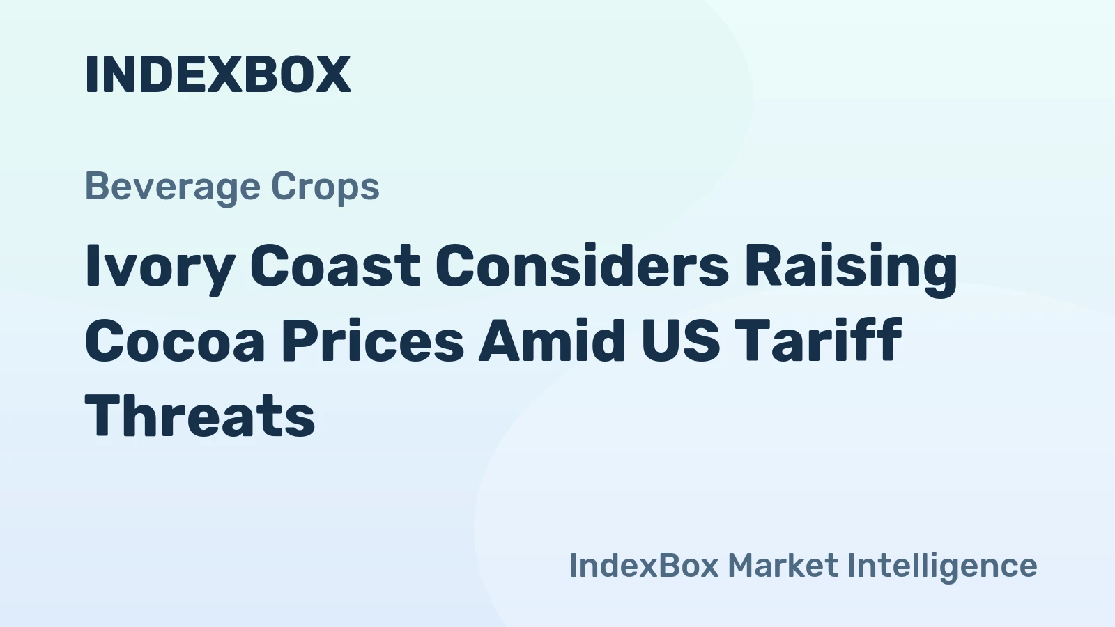 Ivory Coast Considers Raising Cocoa Prices Amid US Tariff Threats