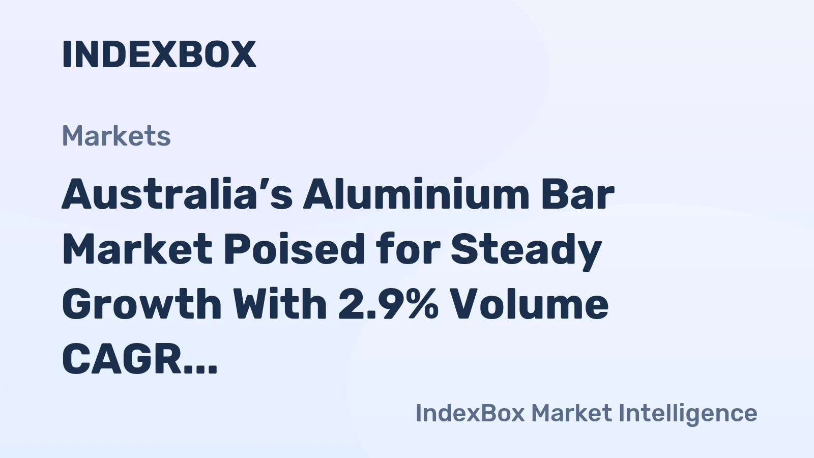 Australia’s Aluminium Bar Market Poised for Steady Growth With 2.9% Volume CAGR Through 2035