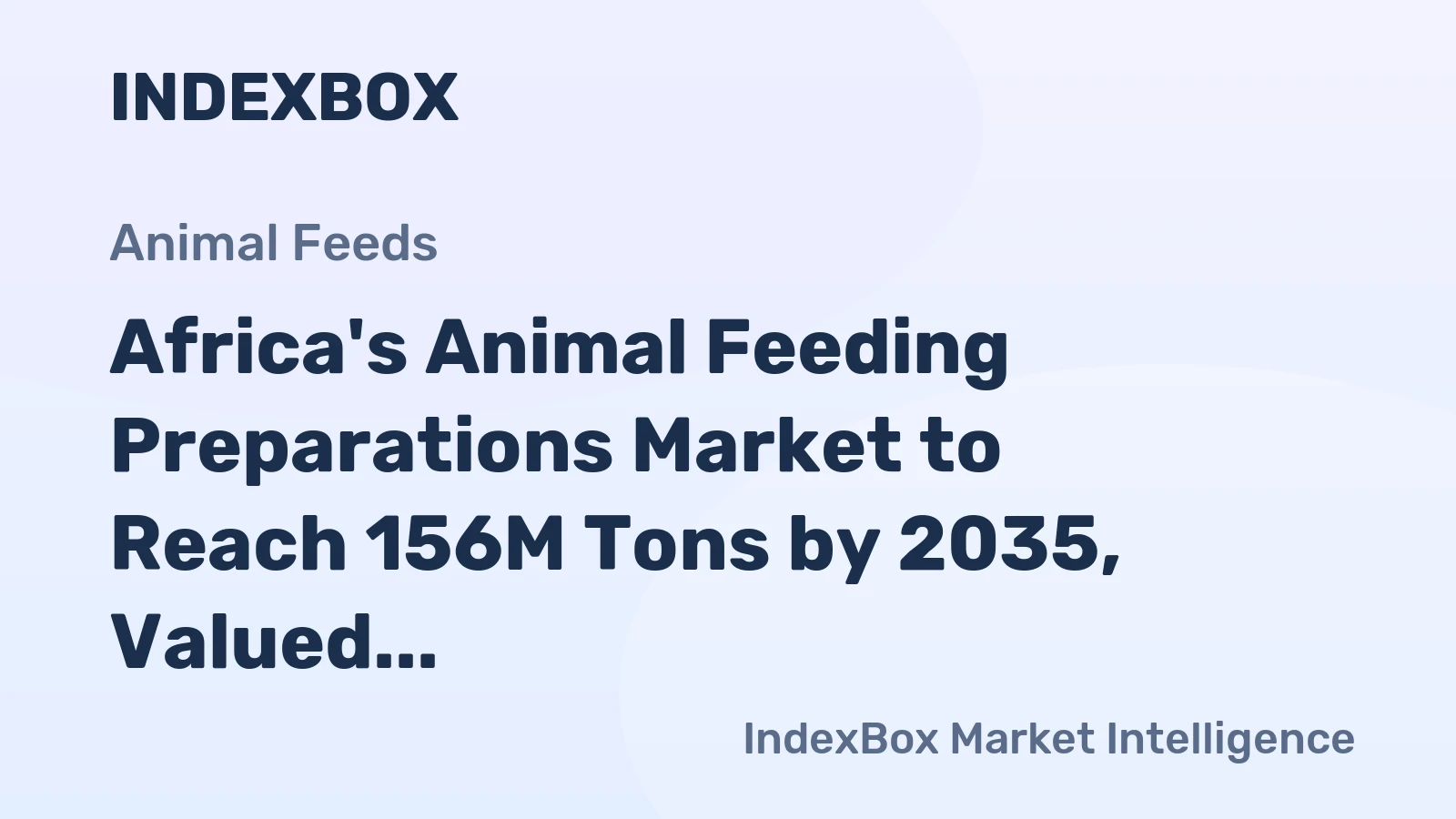 Africa's Animal Feeding Preparations Market to Reach 156M Tons by 2035, Valued at $159.1B