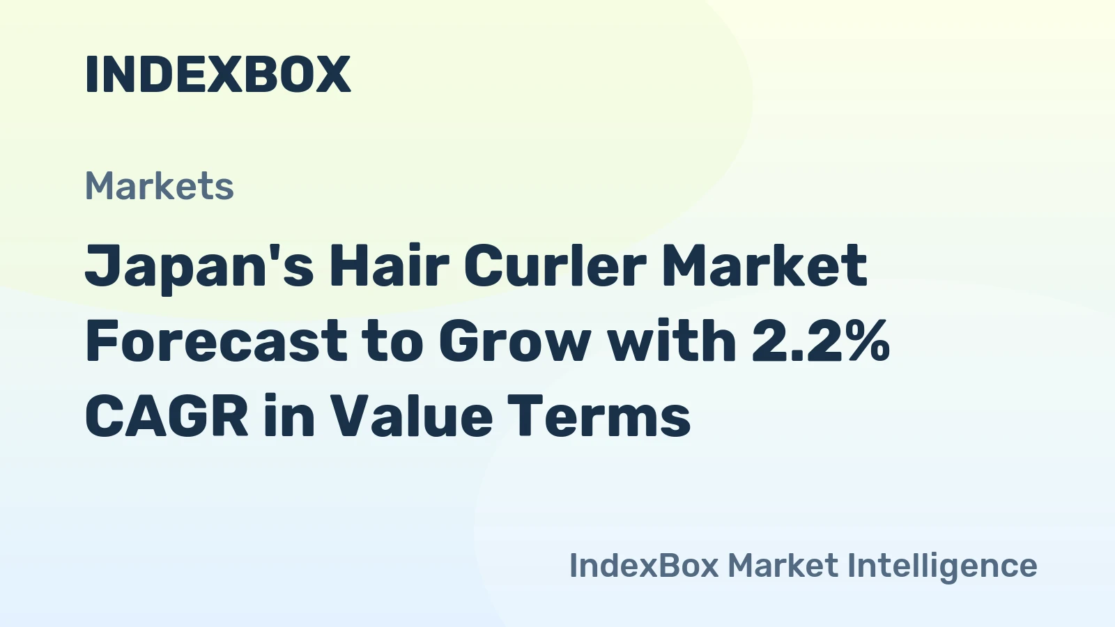 Japan's Hair Curler Market Forecast to Grow with 2.2% CAGR in Value Terms