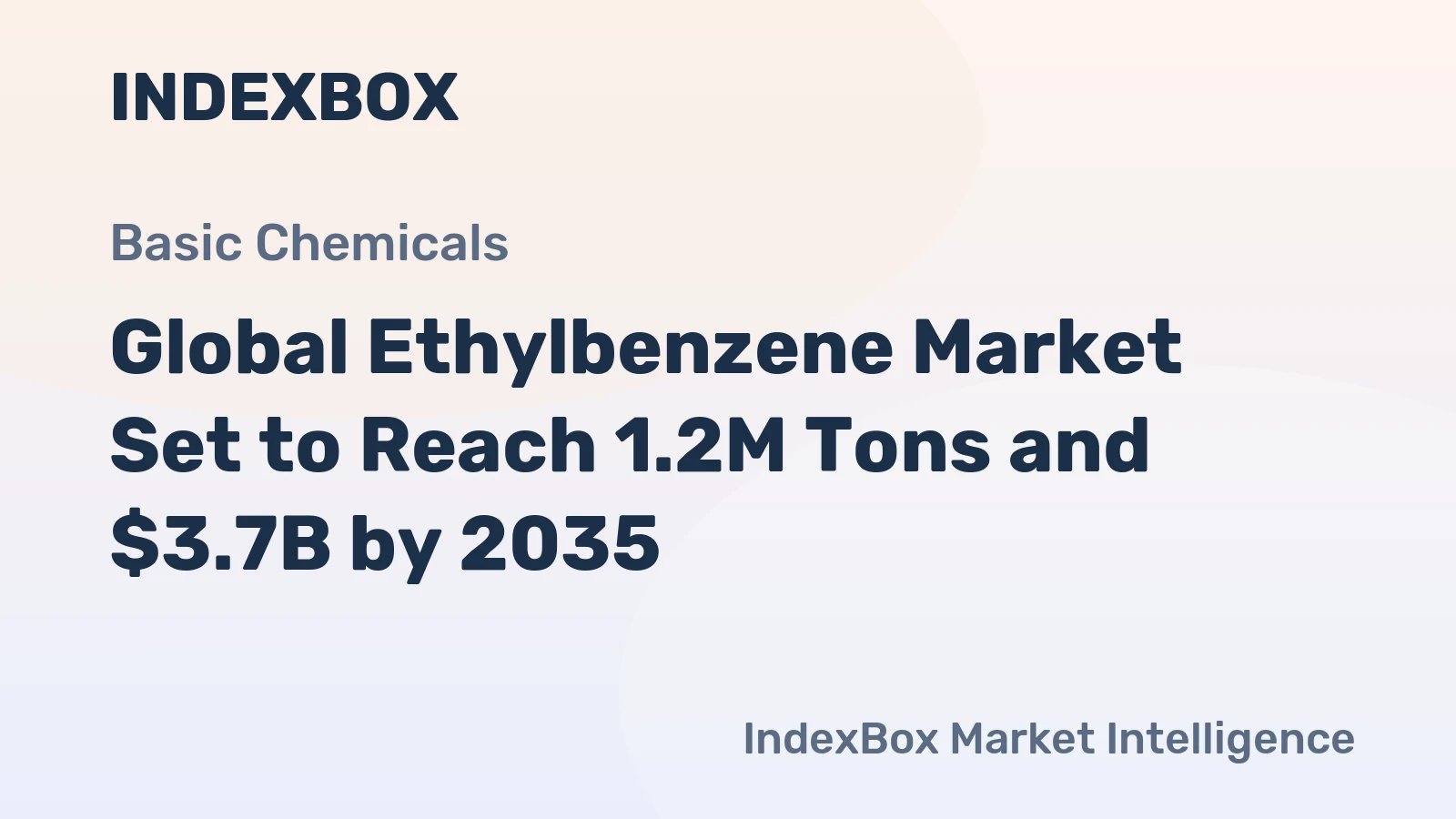 Global Ethylbenzene Market Set to Reach 1.2M Tons and $3.7B by 2035