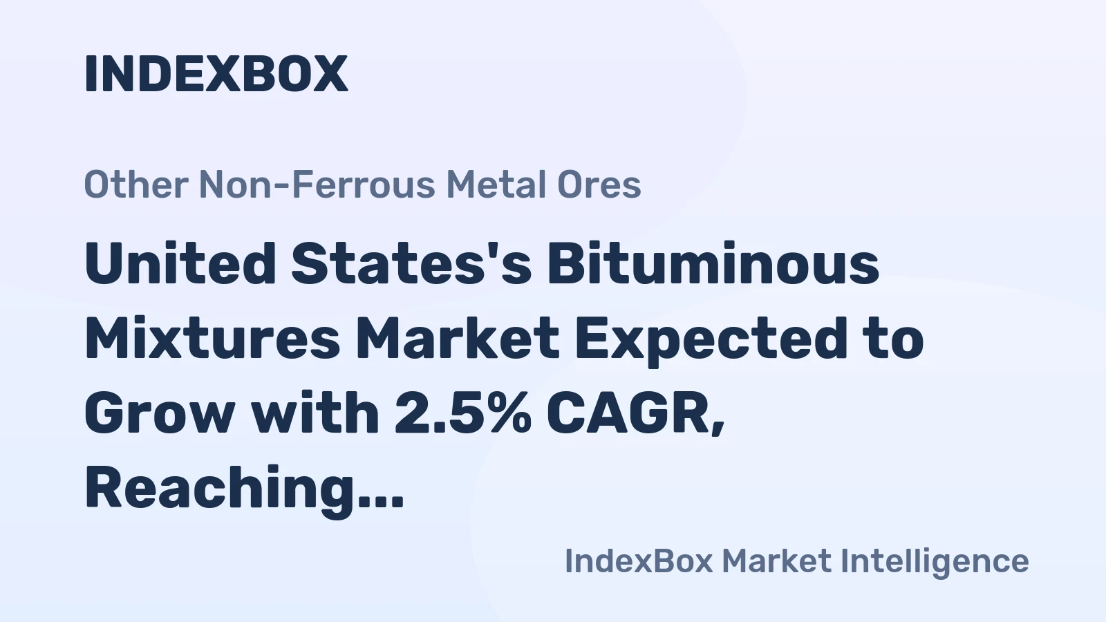 United States's Bituminous Mixtures Market Expected to Grow with 2.5% CAGR, Reaching 13M Tons and $17B Value by 2035