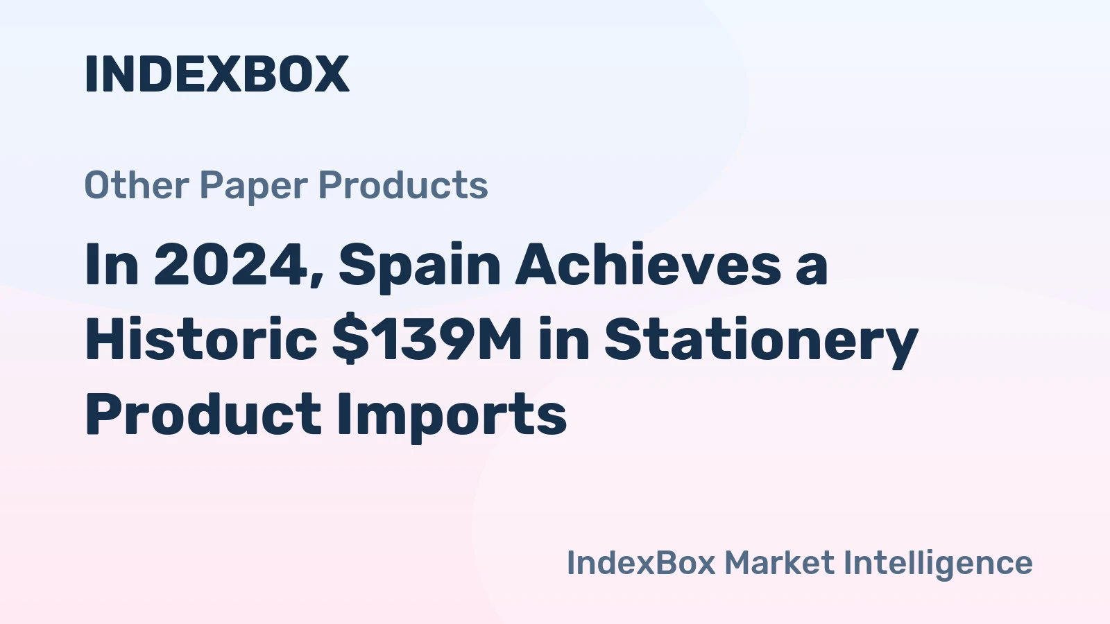 In 2024, Spain Achieves a Historic $139M in Stationery Product Imports