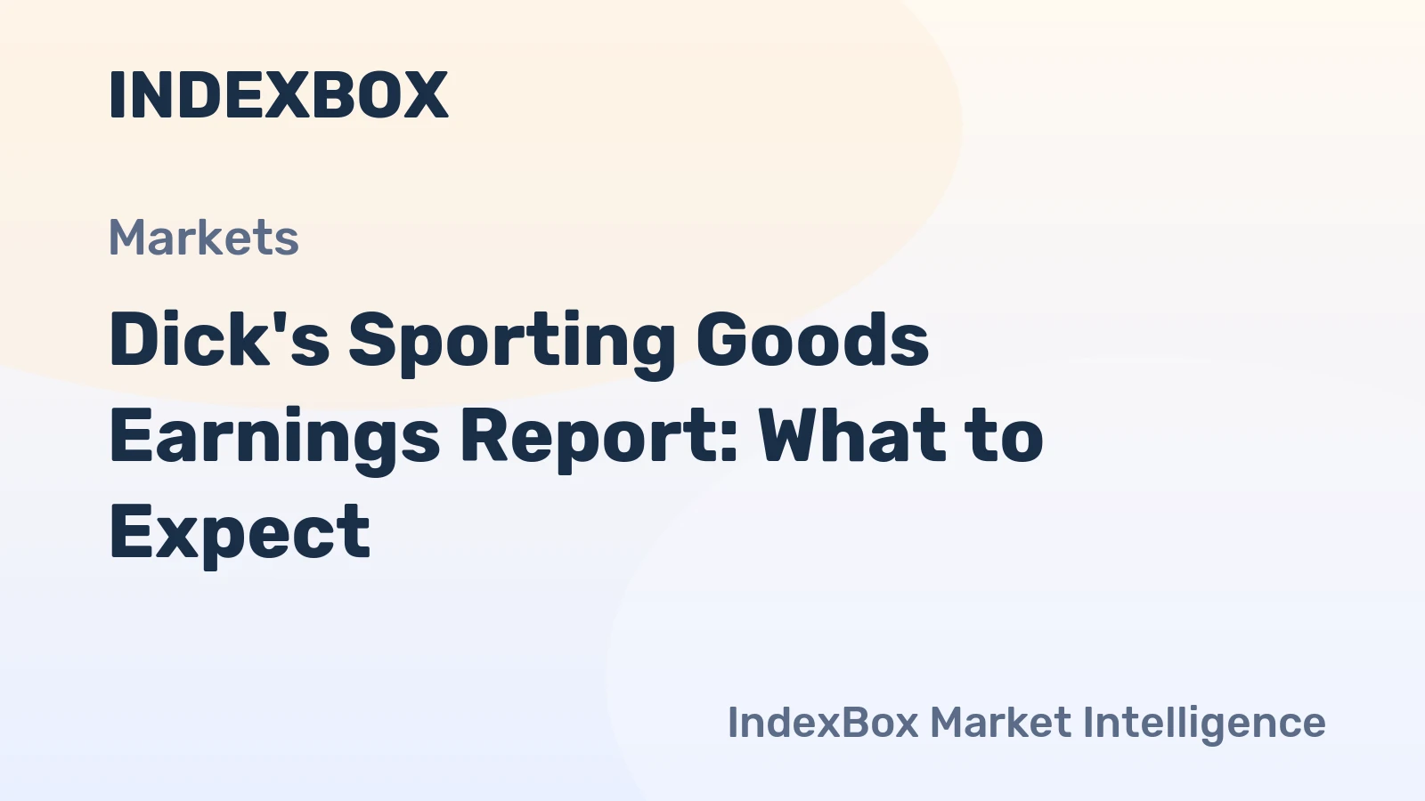 Dick's Sporting Goods Earnings Report: What to Expect