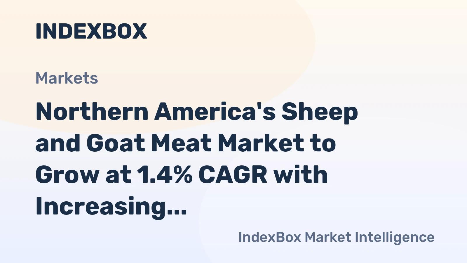 Northern America's Sheep and Goat Meat Market to Grow at 1.4% CAGR with Increasing Demand
