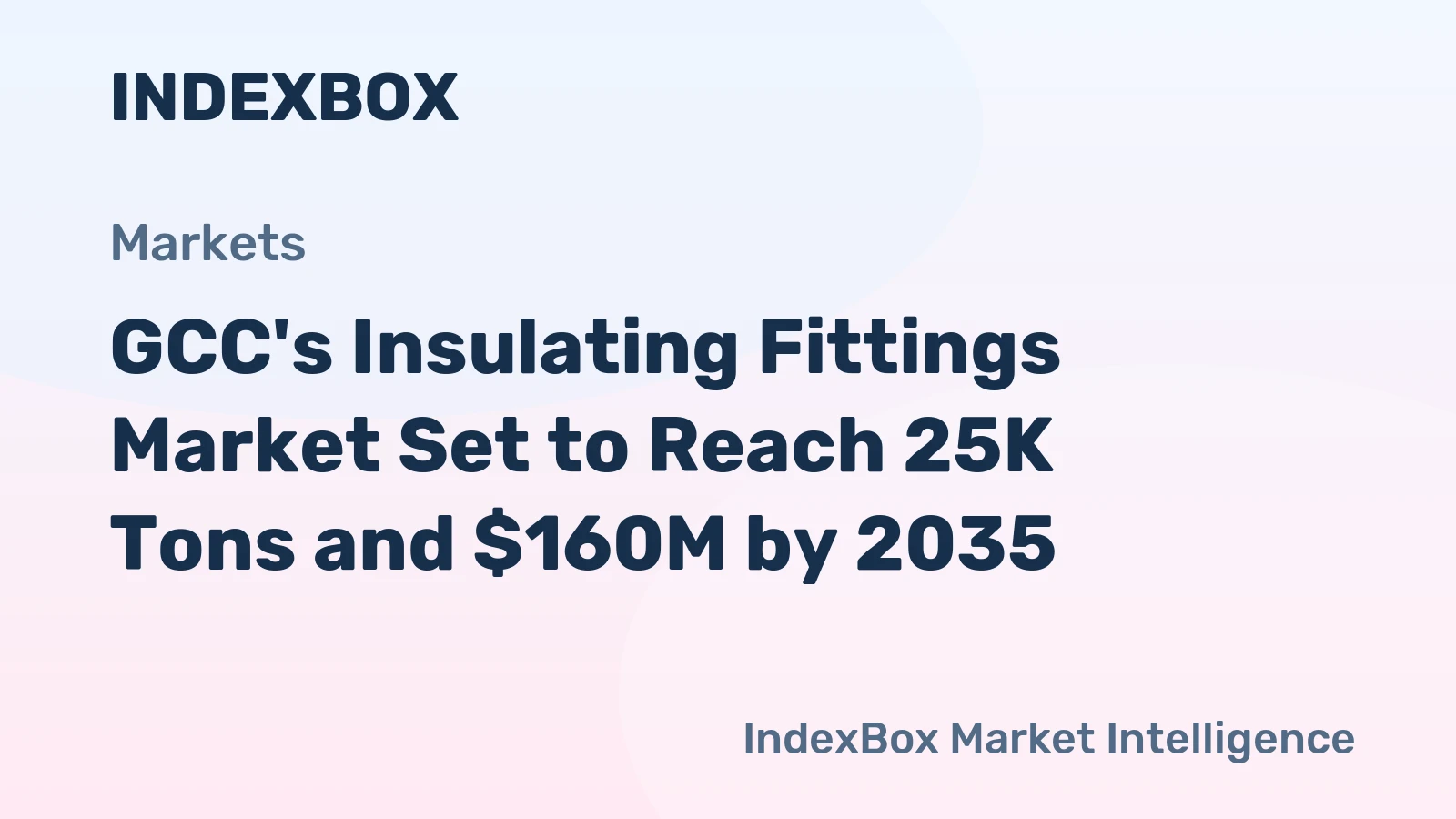 GCC's Insulating Fittings Market Set to Reach 25K Tons and $160M by 2035