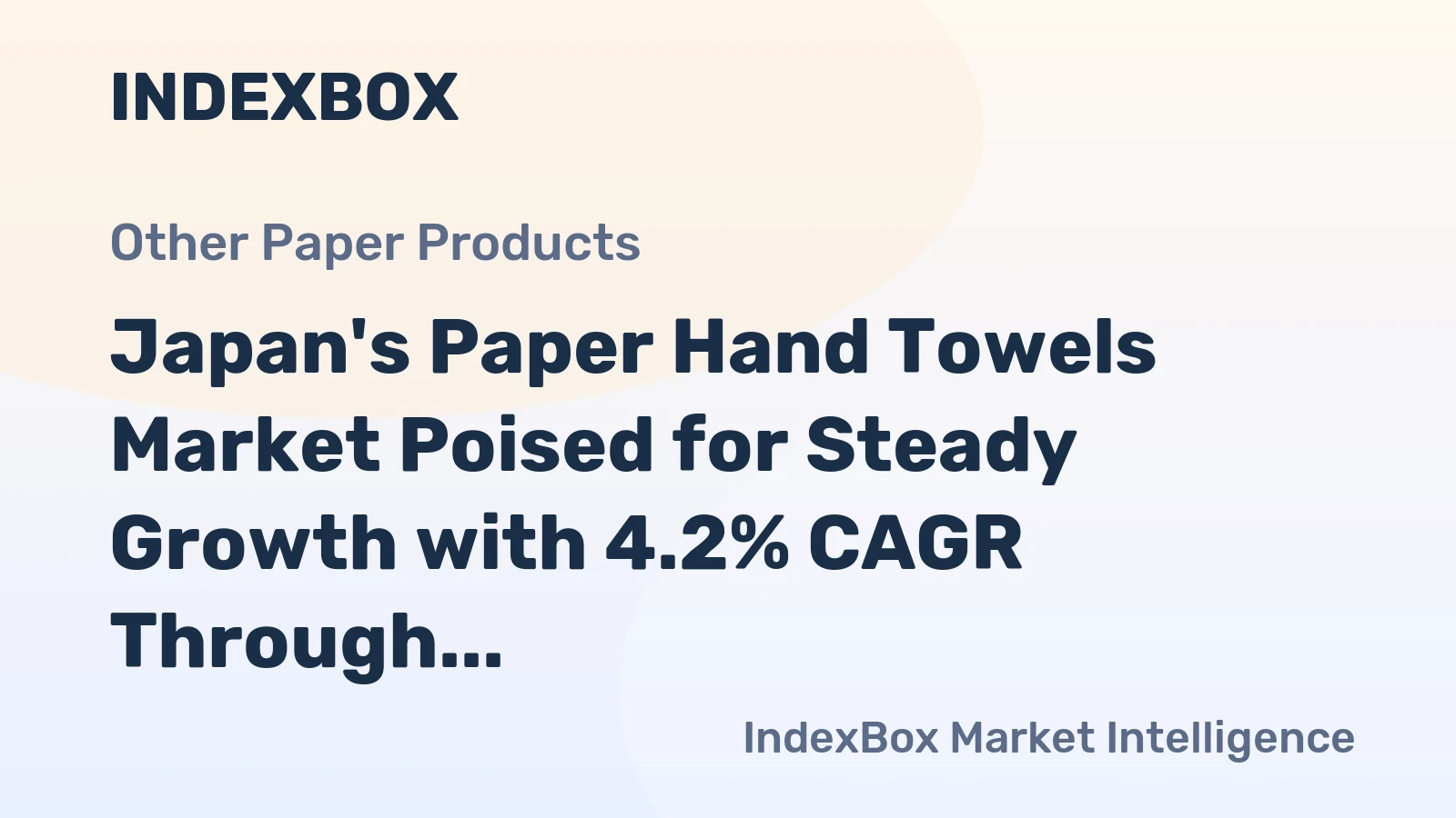Japan's Paper Hand Towels Market Poised for Steady Growth with 4.2% CAGR Through 2035