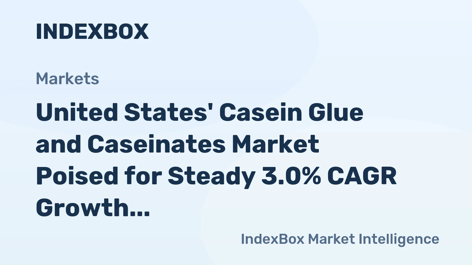 United States' Casein Glue and Caseinates Market Poised for Steady 3.0% CAGR Growth Through 2035