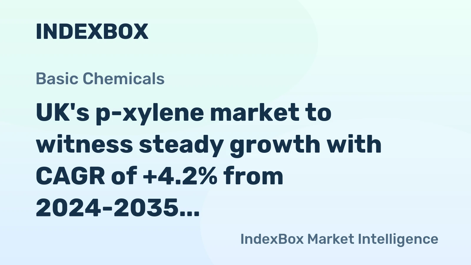 UK's p-xylene market to witness steady growth with CAGR of +4.2% from 2024-2035, reaching 277K tons by 2035.