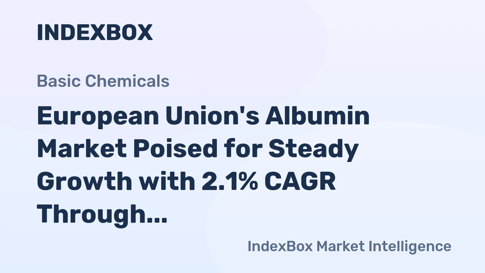 European Union's Albumin Market Poised for Steady Growth with 2.1% CAGR Through 2035
