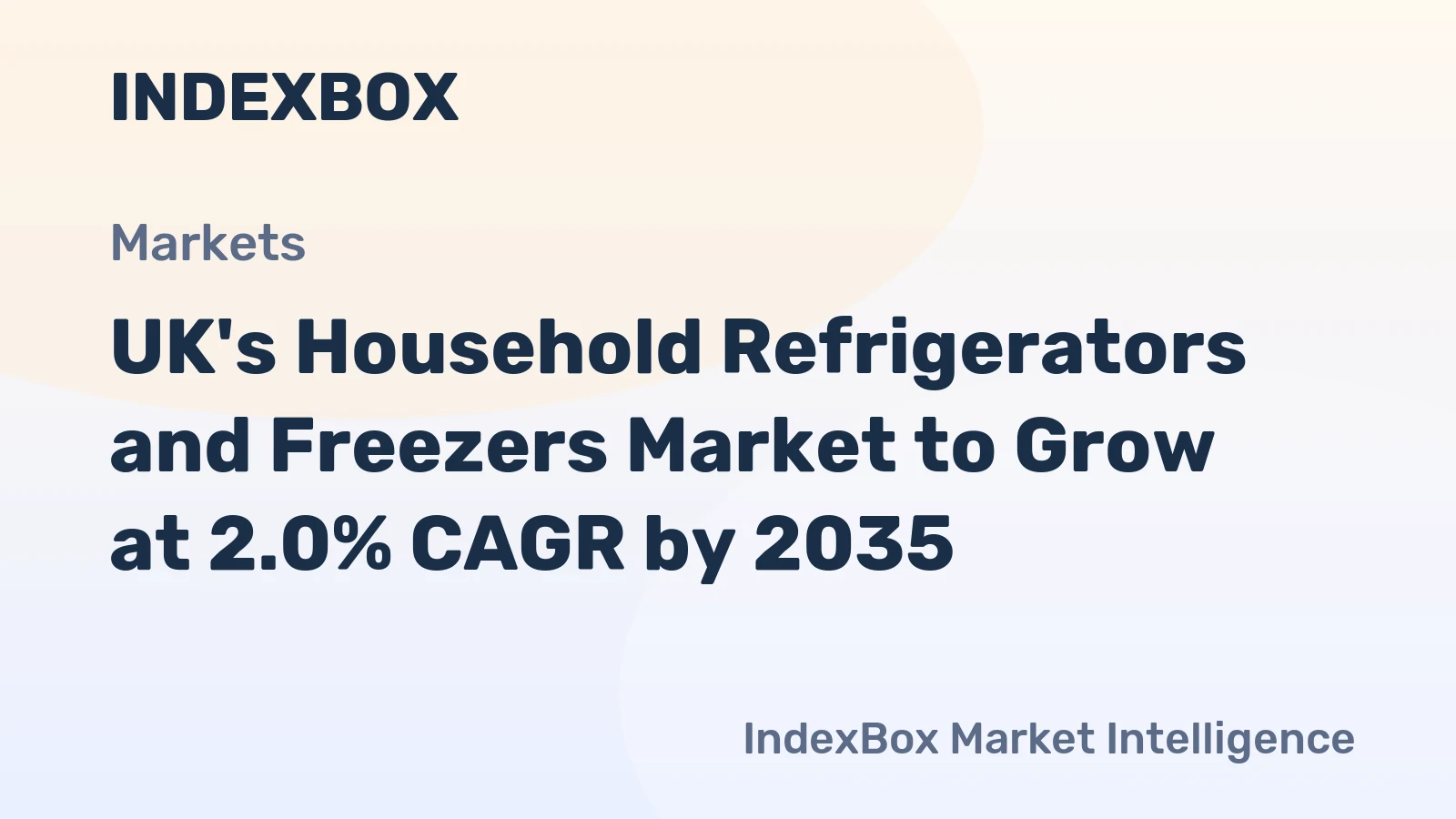 UK's Household Refrigerators and Freezers Market to Grow at 2.0% CAGR by 2035