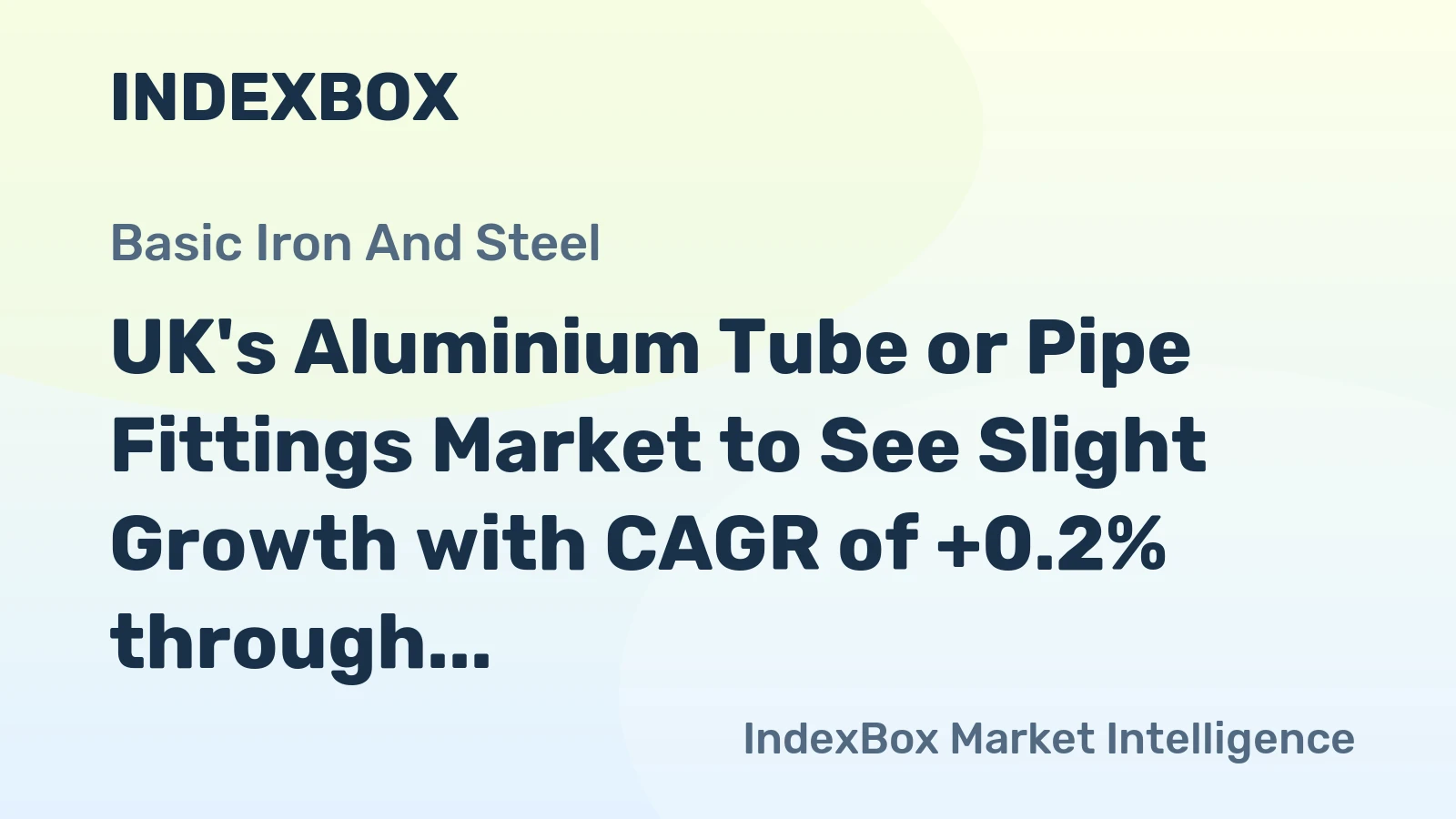 UK's Aluminium Tube or Pipe Fittings Market to See Slight Growth with CAGR of +0.2% through 2035