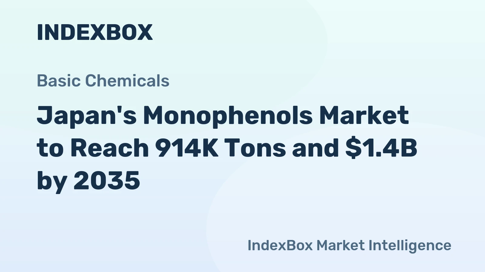 Japan's Monophenols Market to Reach 914K Tons and $1.4B by 2035