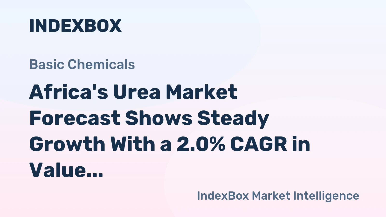 Africa's Urea Market Forecast Shows Steady Growth With a 2.0% CAGR in Value Through 2035