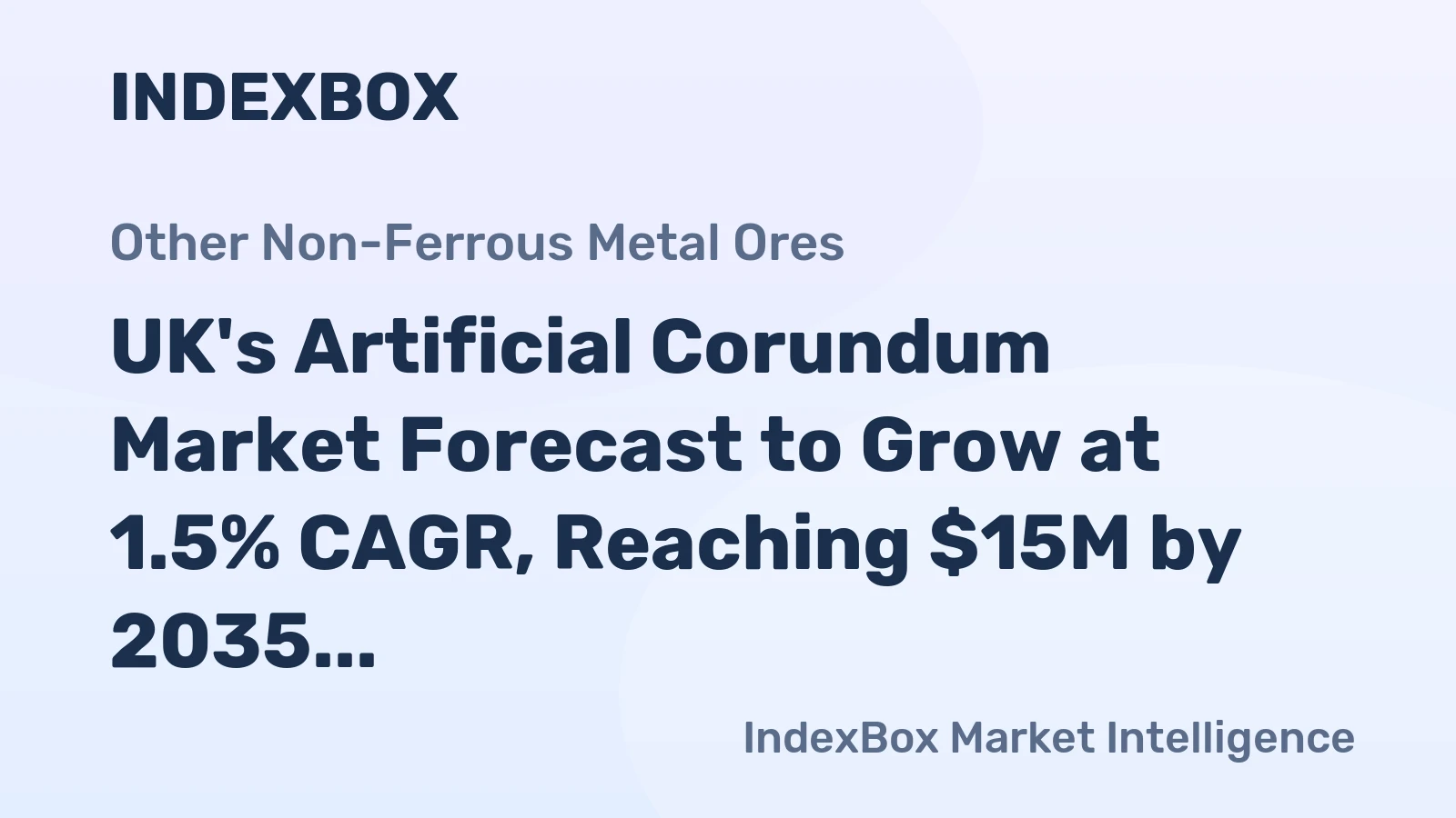 UK's Artificial Corundum Market Forecast to Grow at 1.5% CAGR, Reaching $15M by 2035 on Rising Demand