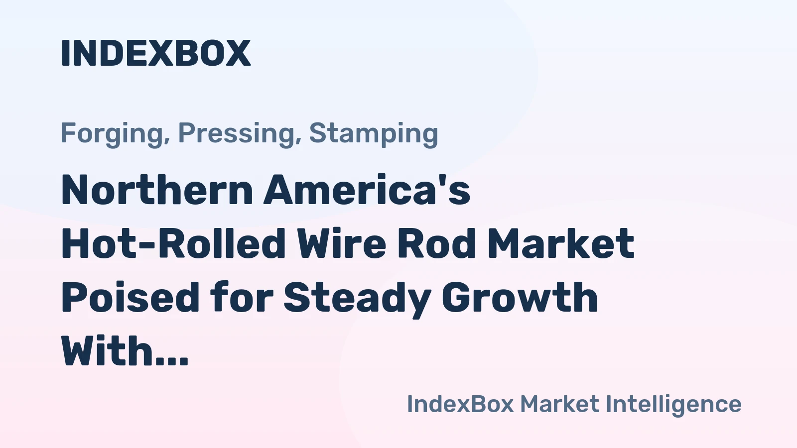 Northern America's Hot-Rolled Wire Rod Market Poised for Steady Growth With 2.3% CAGR in Value
