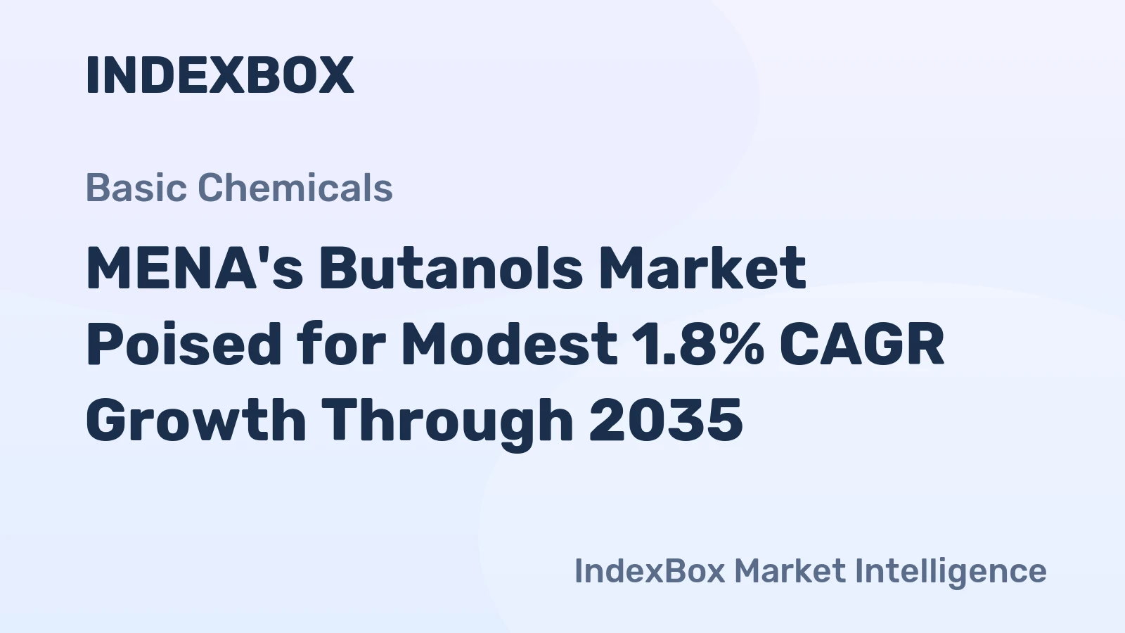 MENA's Butanols Market Poised for Modest 1.8% CAGR Growth Through 2035