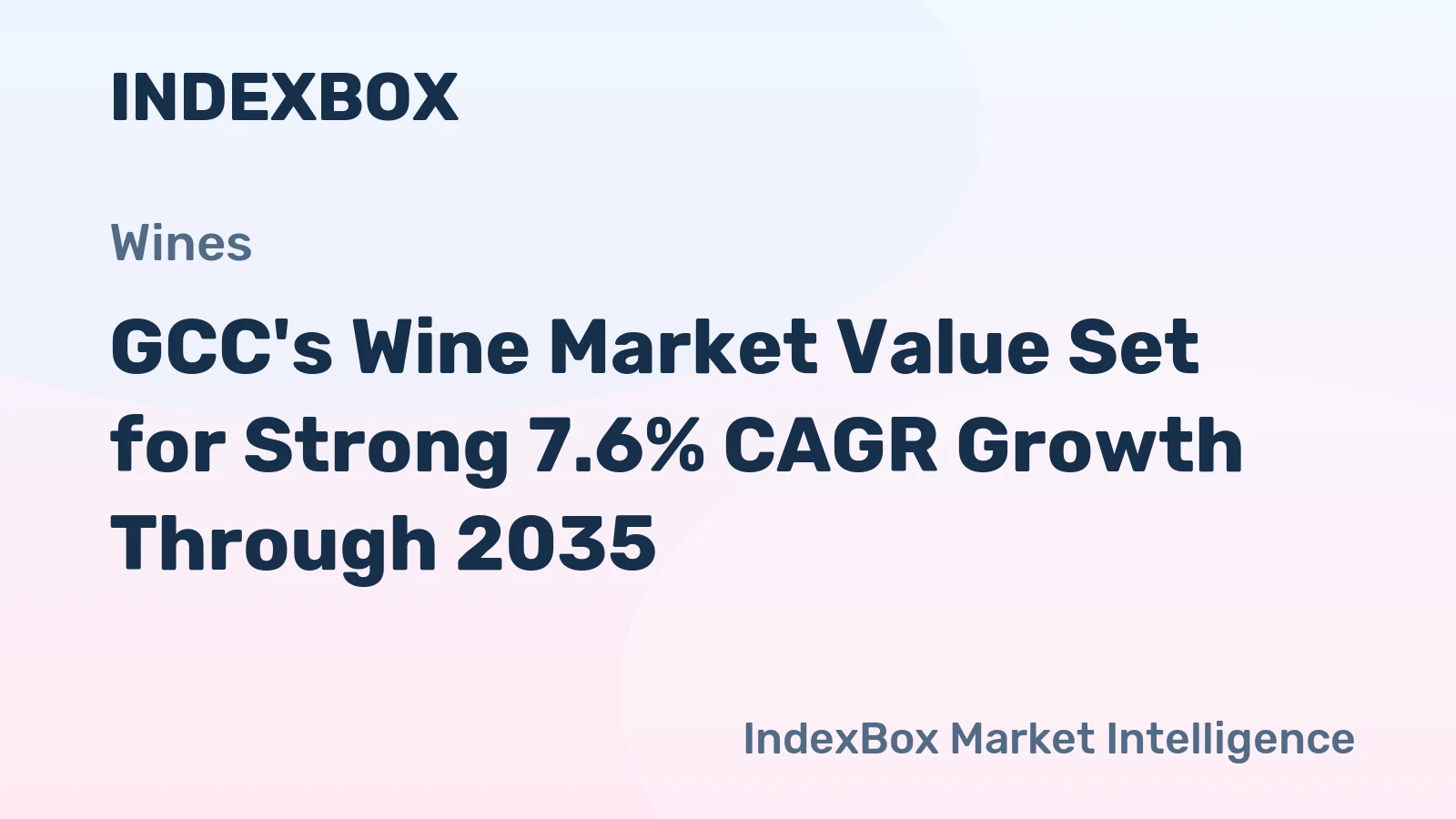 GCC's Wine Market Value Set for Strong 7.6% CAGR Growth Through 2035