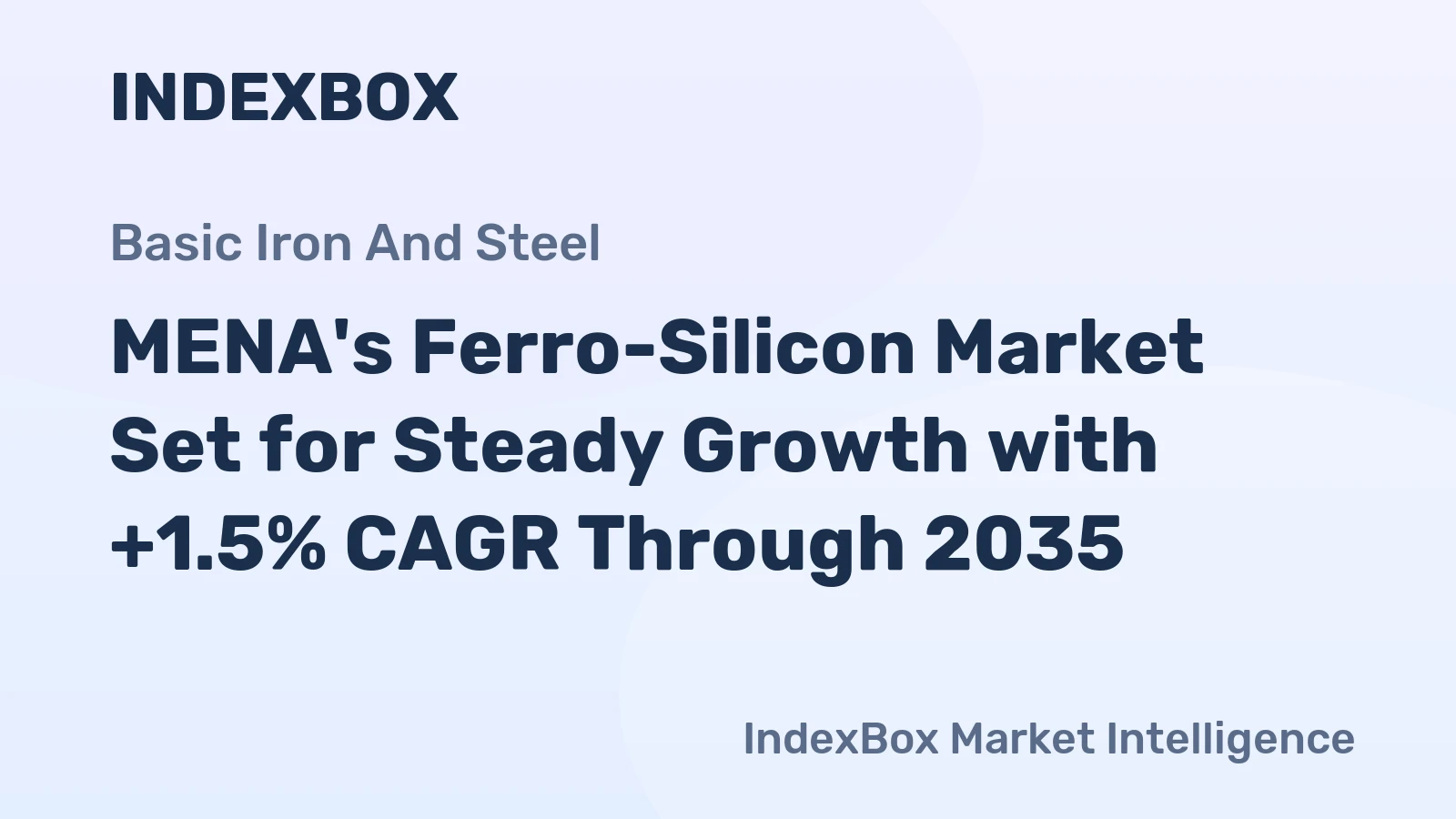 MENA's Ferro-Silicon Market Set for Steady Growth with +1.5% CAGR Through 2035