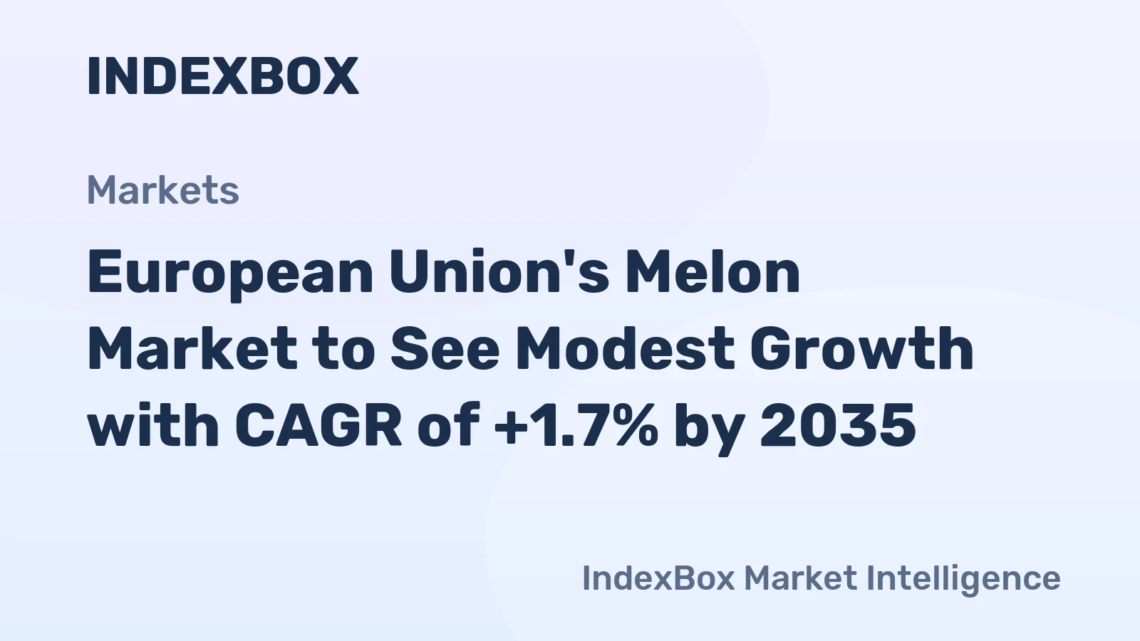 European Union's Melon Market to See Modest Growth with CAGR of +1.7% by 2035