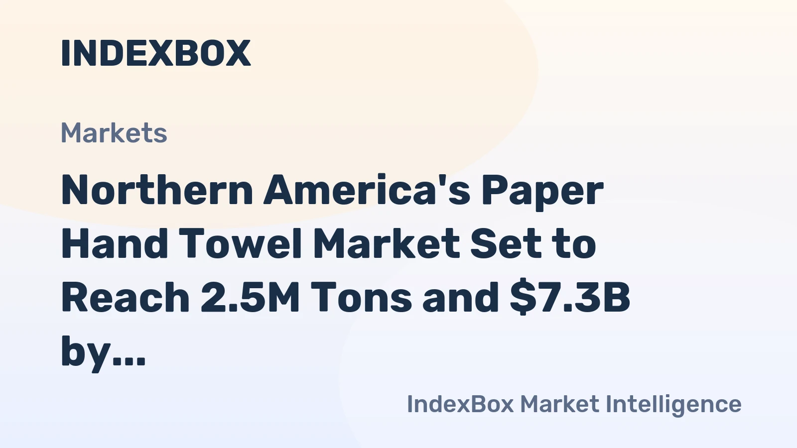Northern America's Paper Hand Towel Market Set to Reach 2.5M Tons and $7.3B by 2035