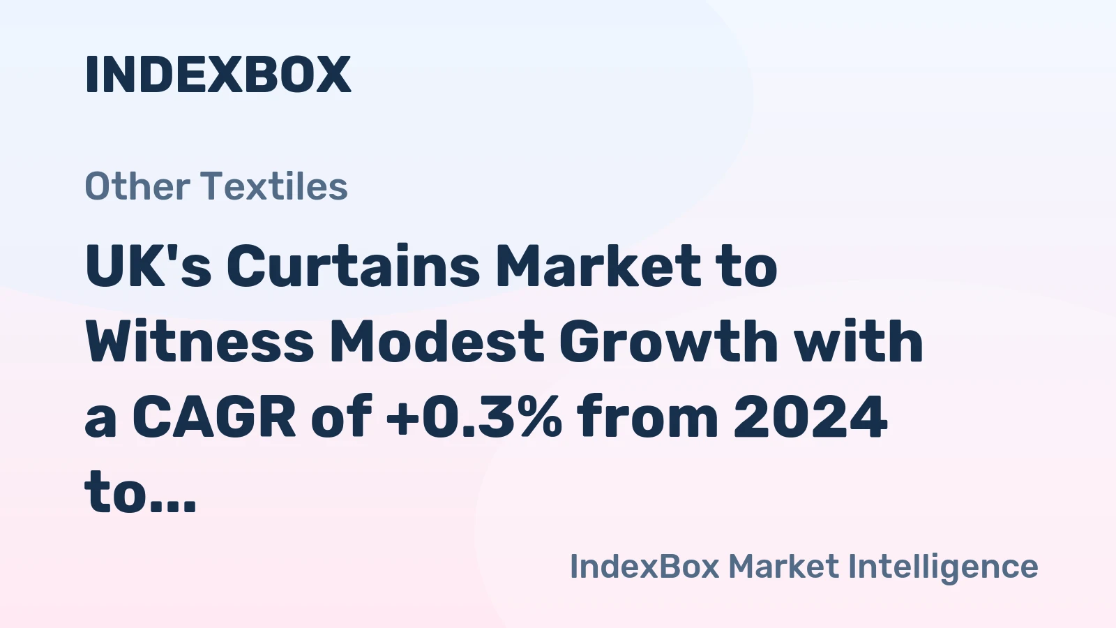 UK's Curtains Market to Witness Modest Growth with a CAGR of +0.3% from 2024 to 2035