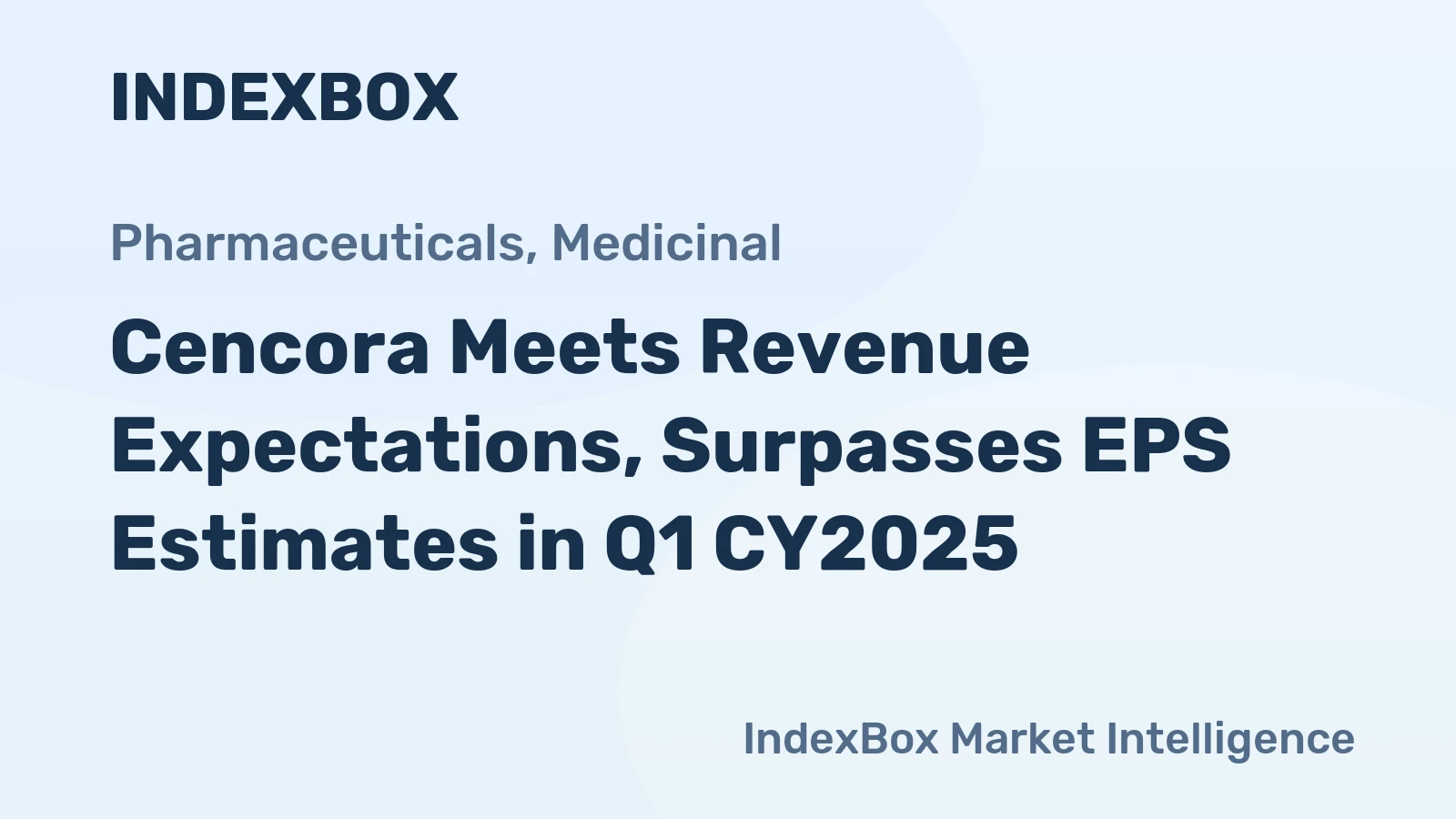 Cencora Meets Revenue Expectations, Surpasses EPS Estimates in Q1 CY2025