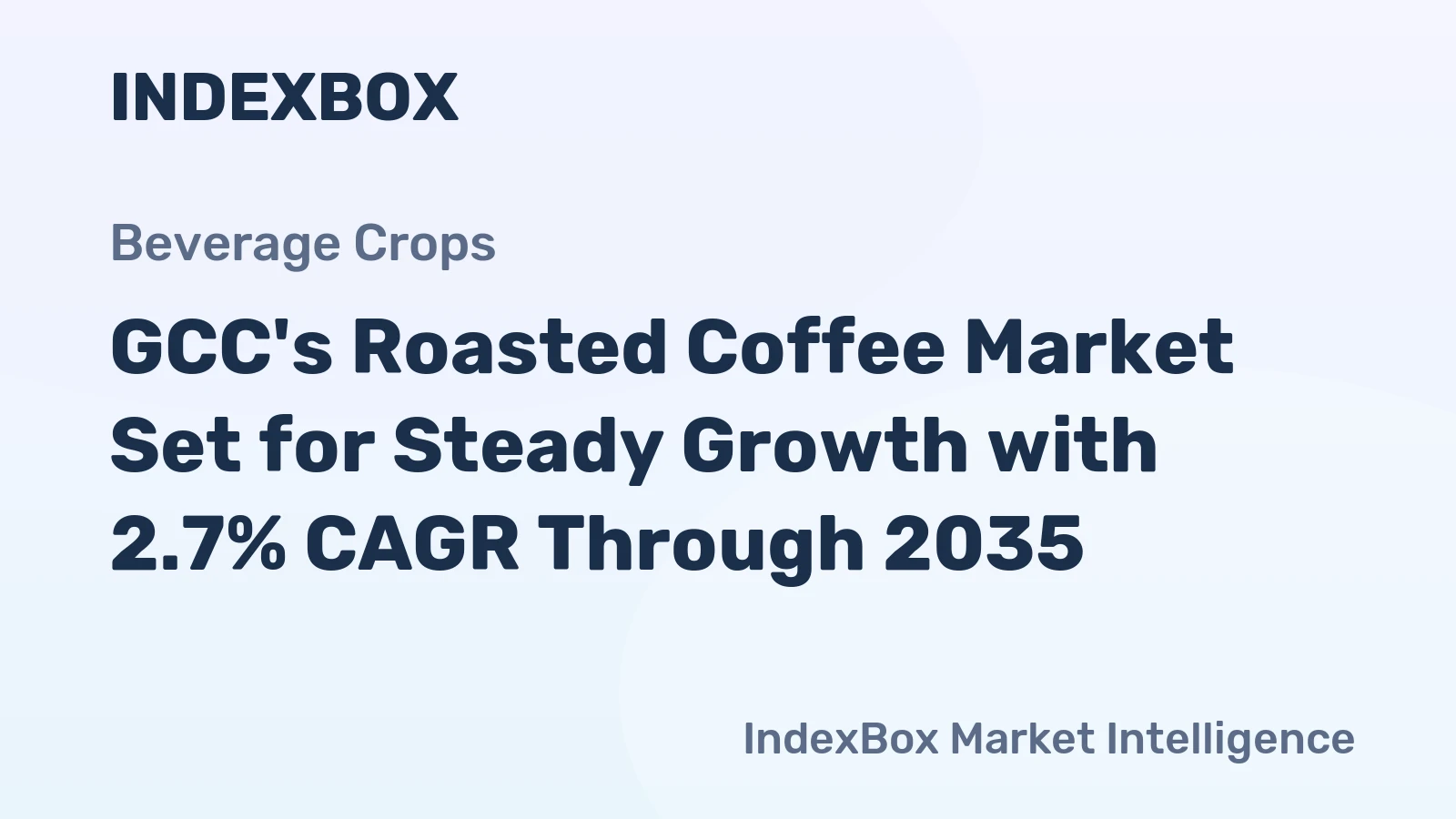 GCC's Roasted Coffee Market Set for Steady Growth with 2.7% CAGR Through 2035