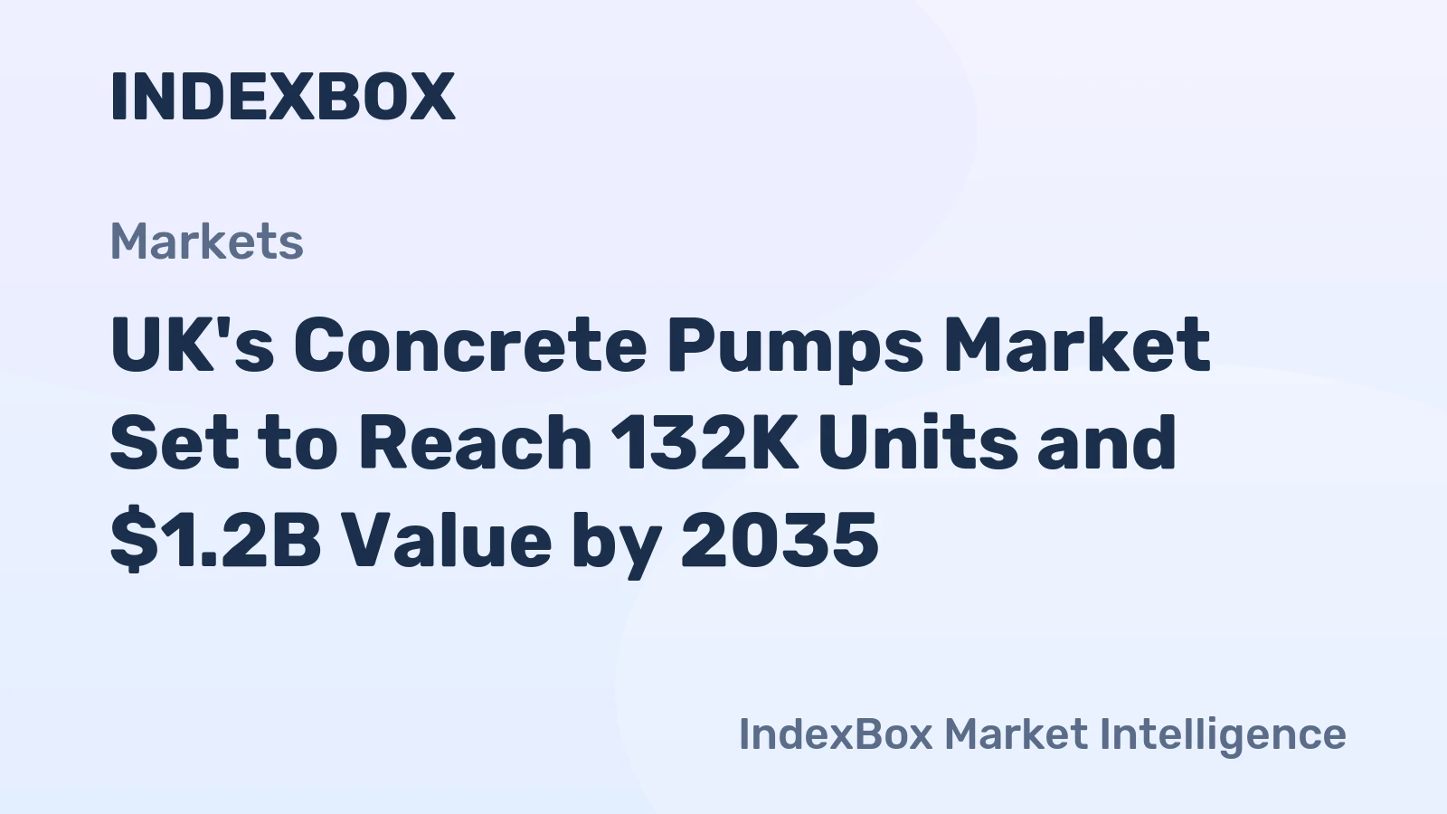 UK's Concrete Pumps Market Set to Reach 132K Units and $1.2B Value by 2035