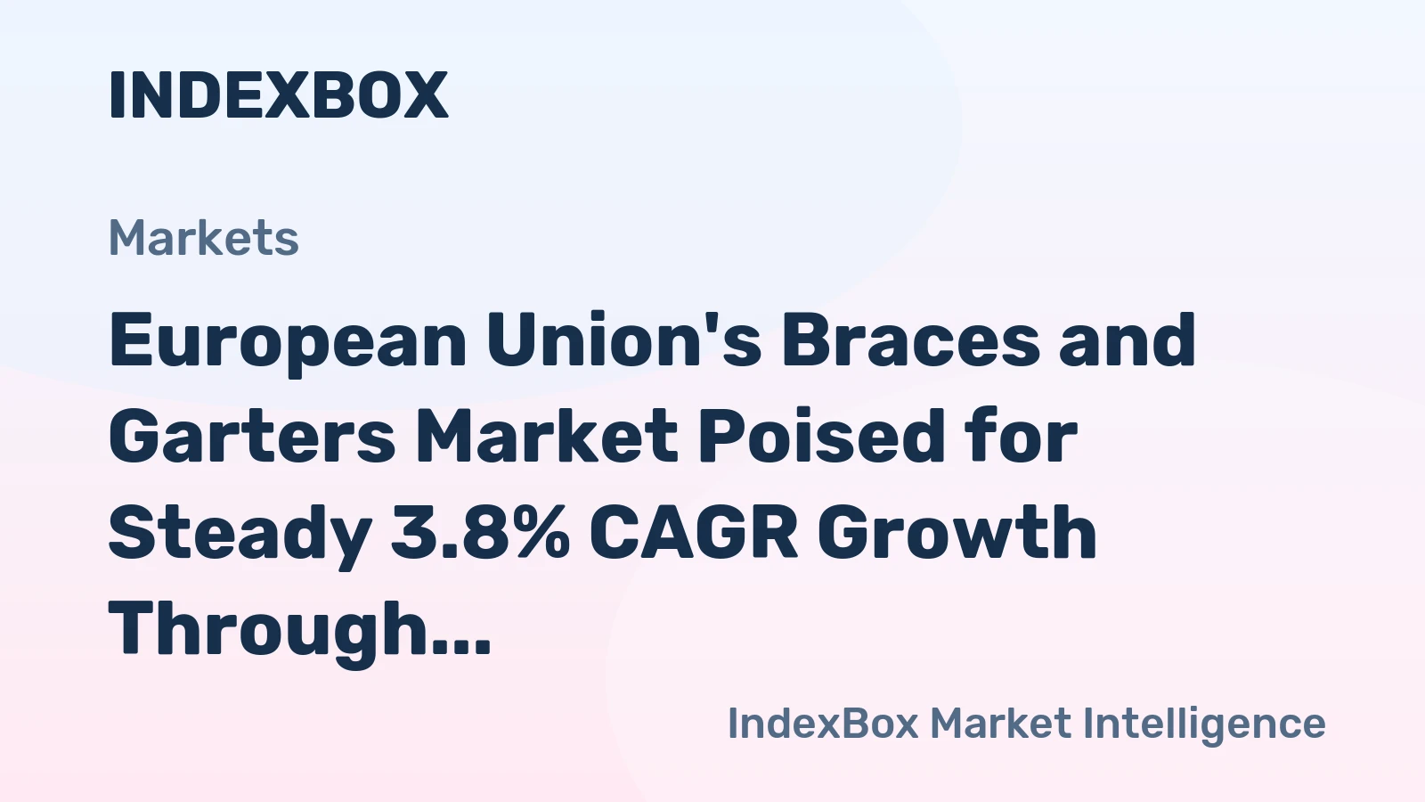 European Union's Braces and Garters Market Poised for Steady 3.8% CAGR Growth Through 2035