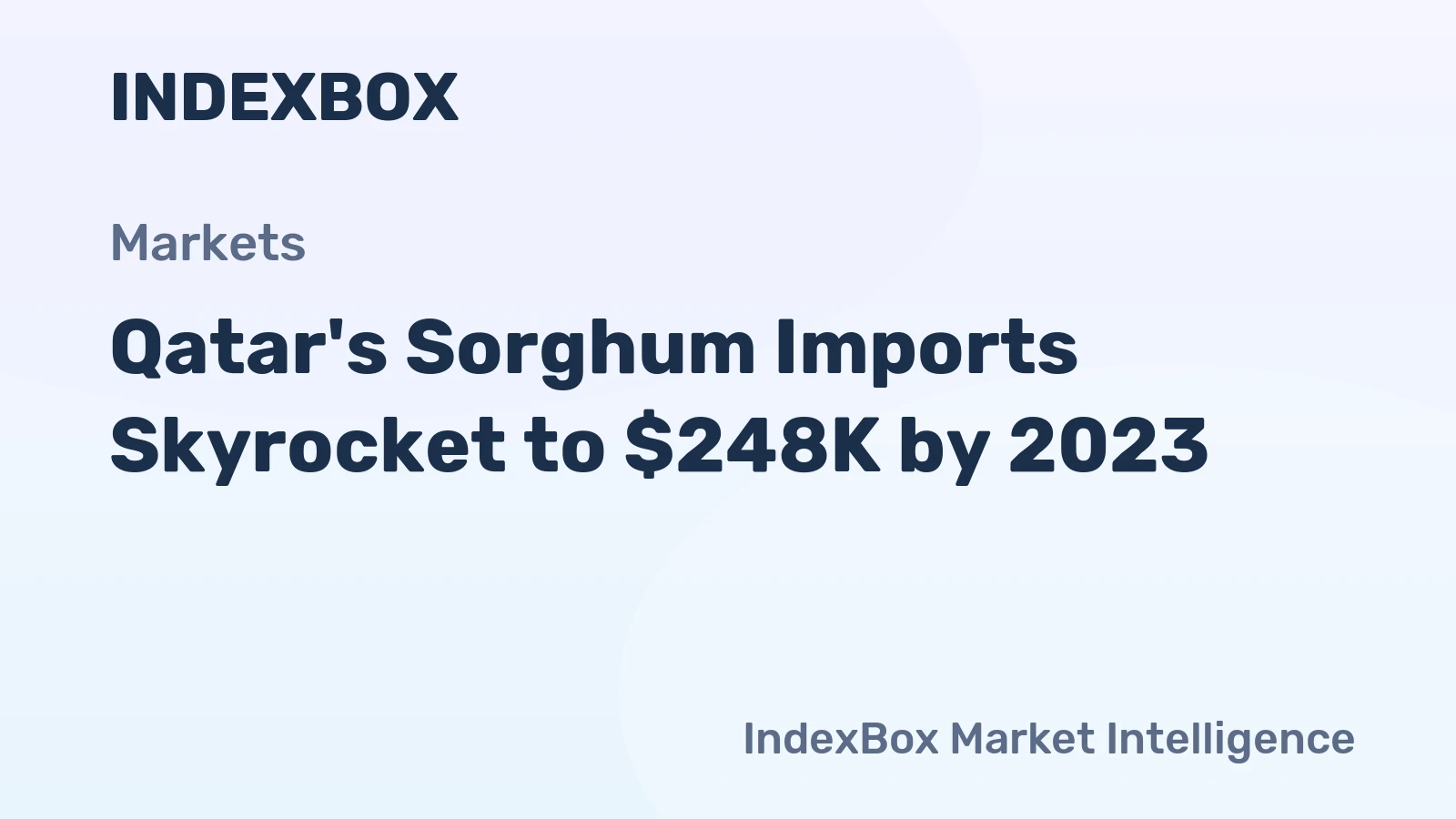 Qatar's Sorghum Imports Skyrocket to $248K by 2023