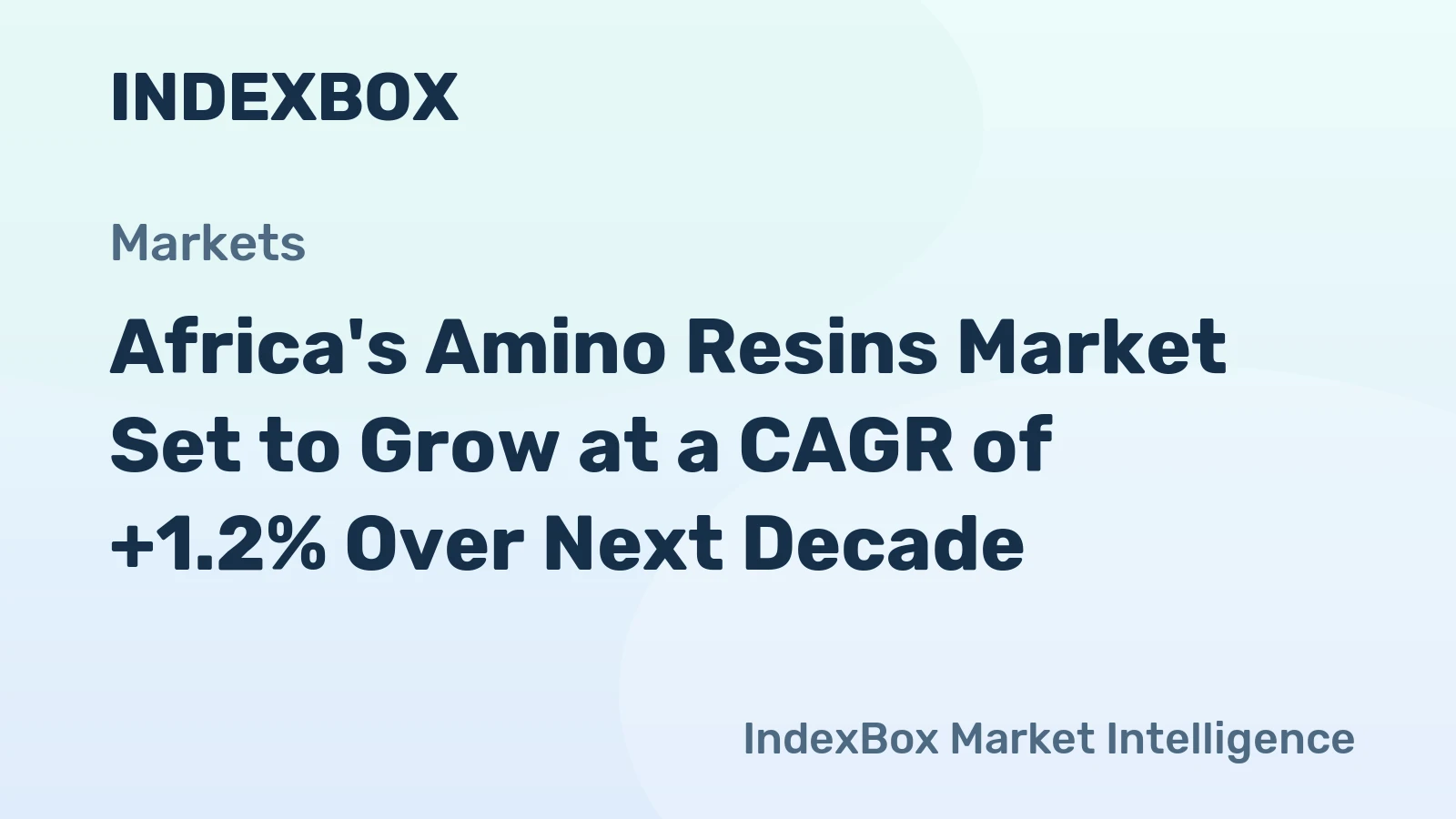 Africa's Amino Resins Market Set to Grow at a CAGR of +1.2% Over Next Decade