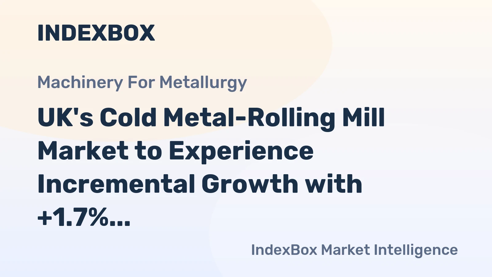 UK's Cold Metal-Rolling Mill Market to Experience Incremental Growth with +1.7% CAGR by 2035