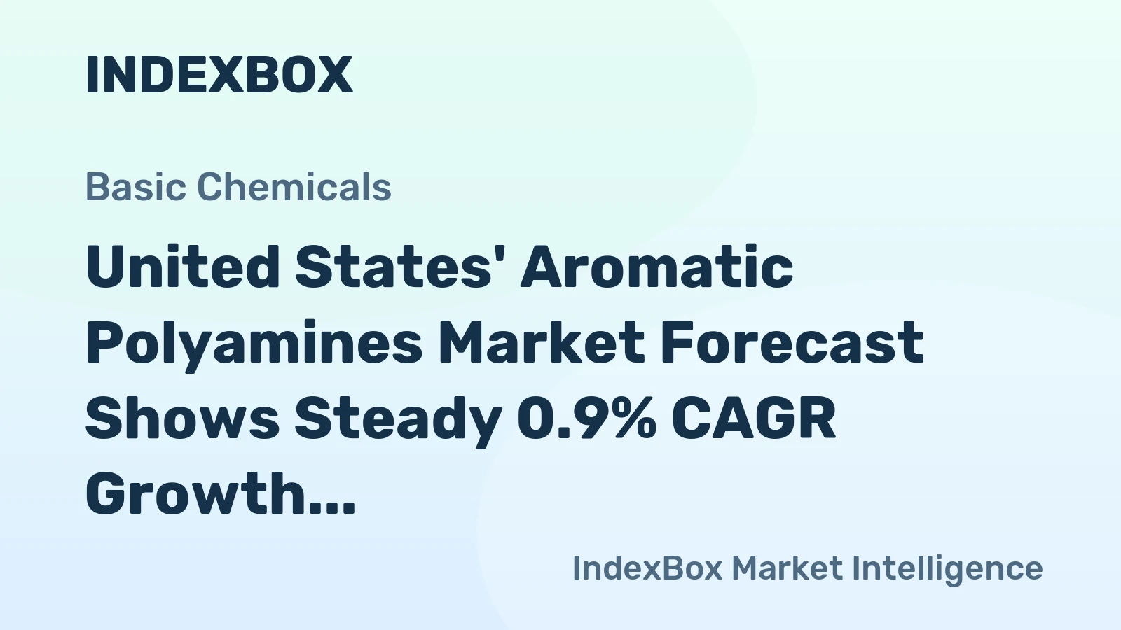 United States' Aromatic Polyamines Market Forecast Shows Steady 0.9% CAGR Growth Through 2035