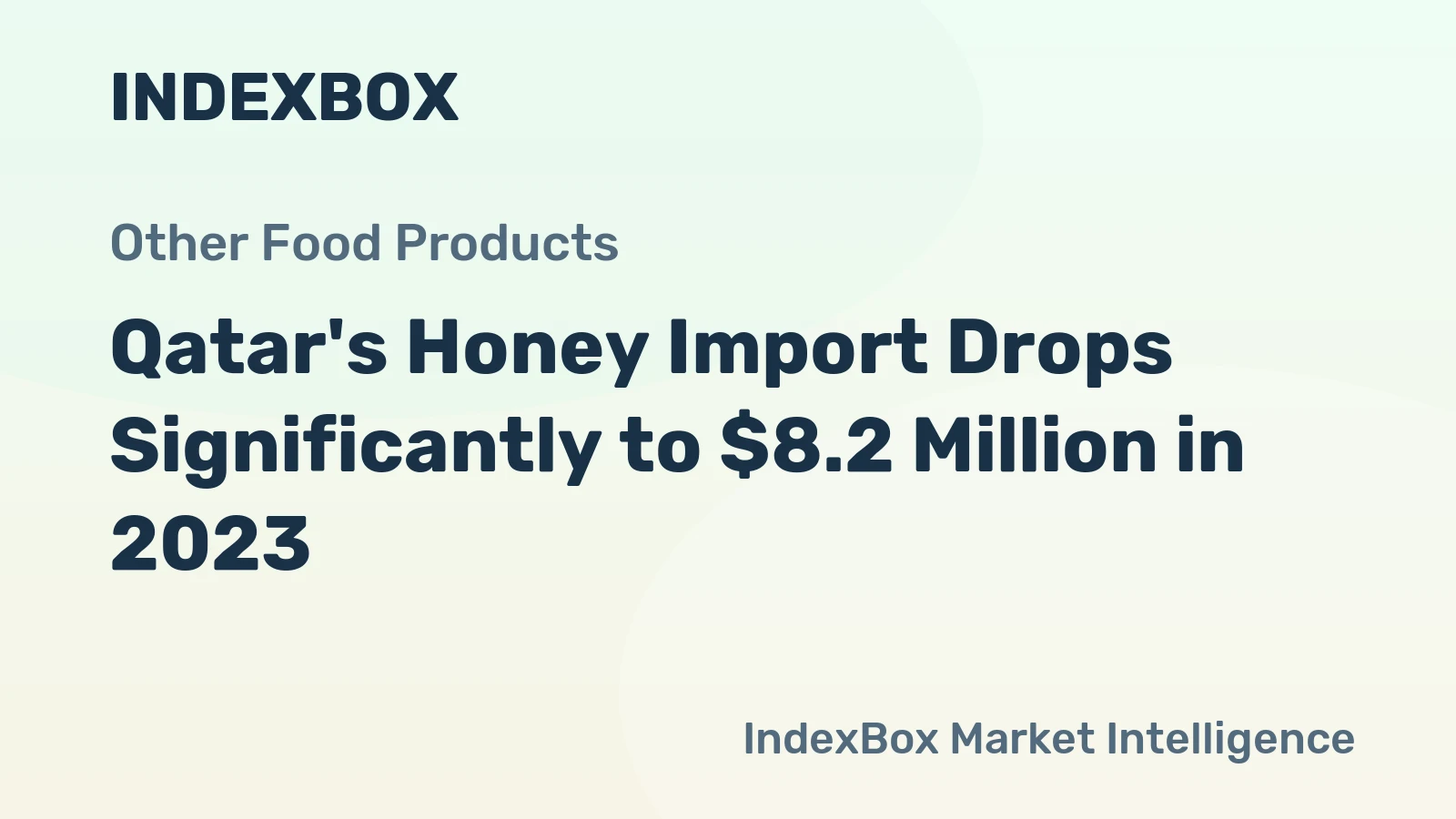 Qatar's Honey Import Drops Significantly to $8.2 Million in 2023