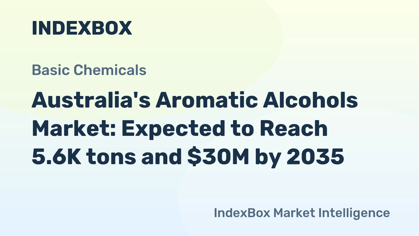 Australia's Aromatic Alcohols Market: Expected to Reach 5.6K tons and $30M by 2035