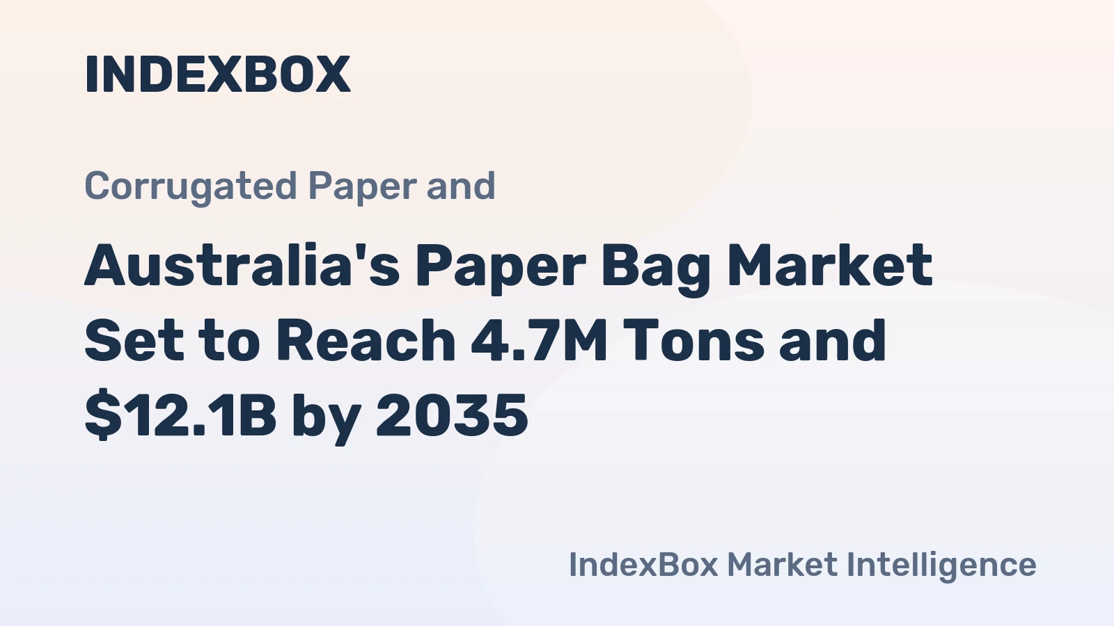 Australia's Paper Bag Market Set to Reach 4.7M Tons and $12.1B by 2035