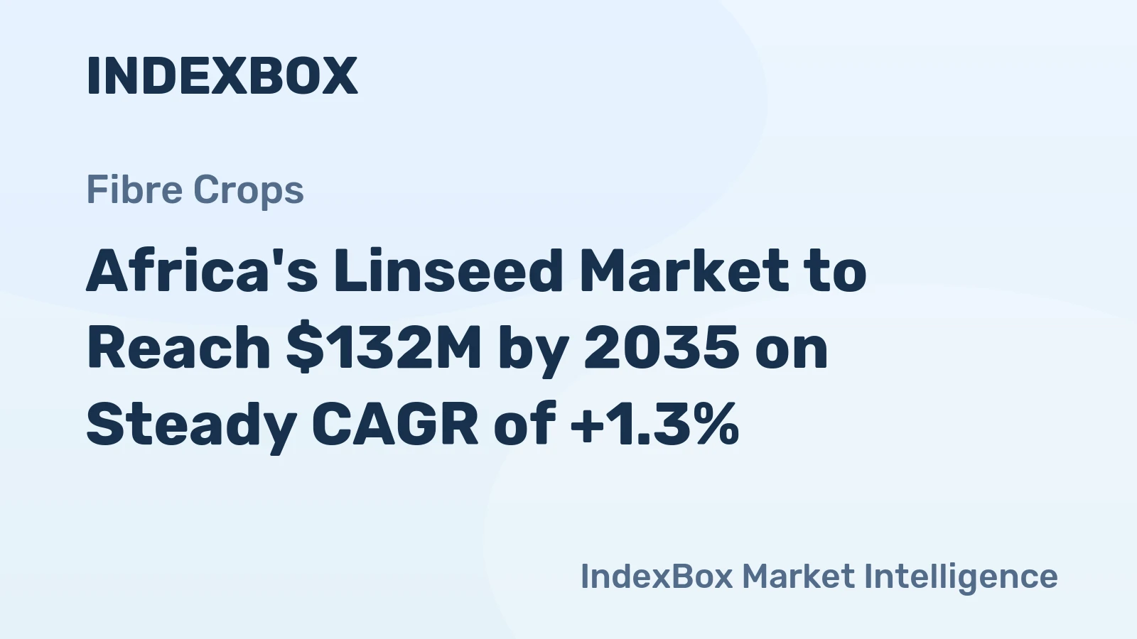 Africa's Linseed Market to Reach $132M by 2035 on Steady CAGR of +1.3%