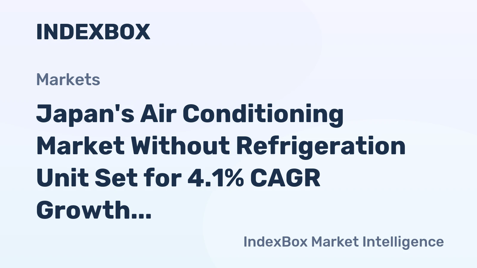 Japan's Air Conditioning Market Without Refrigeration Unit Set for 4.1% CAGR Growth Through 2035