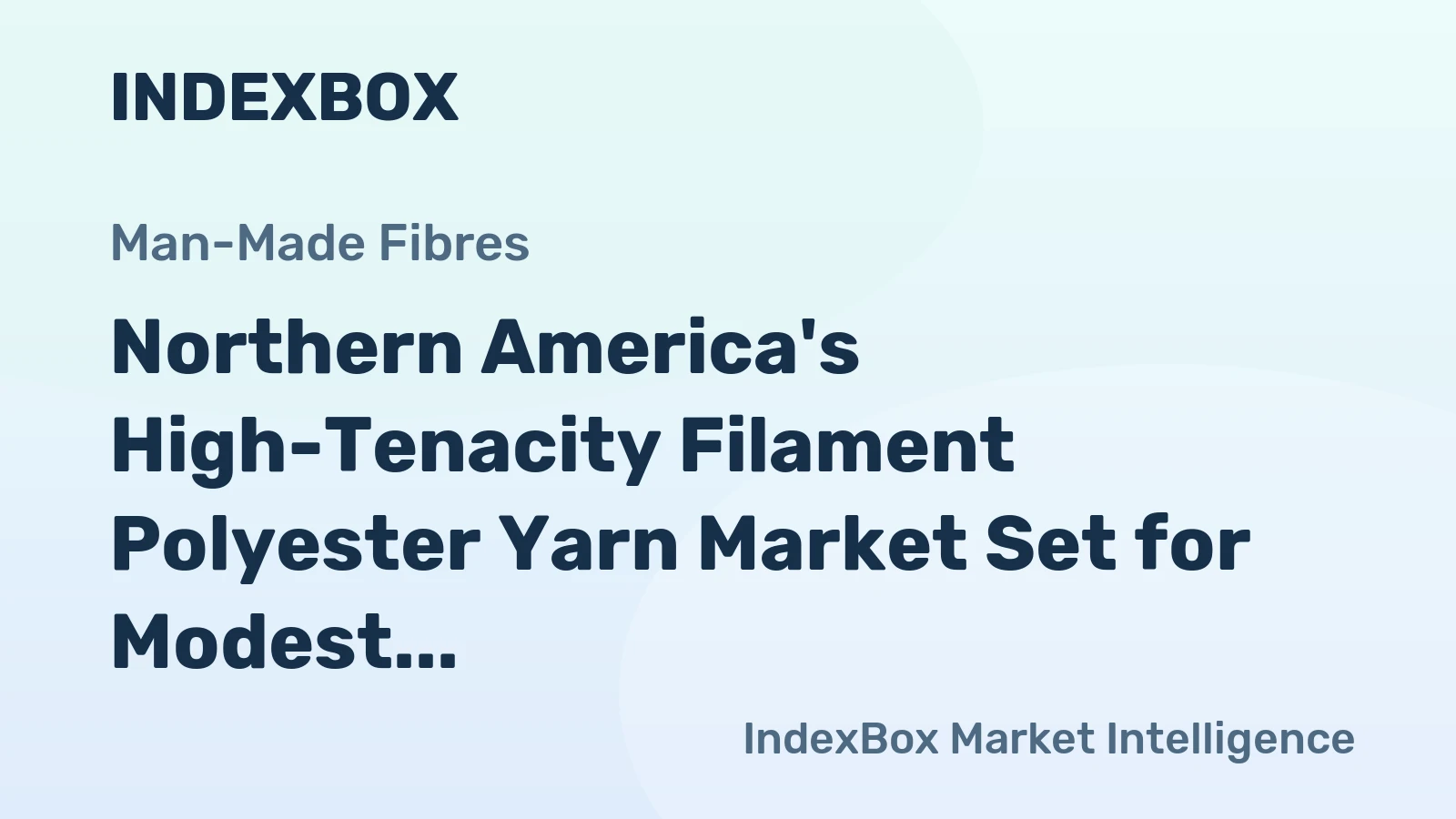 Northern America's High-Tenacity Filament Polyester Yarn Market Set for Modest Growth with a +1.0% CAGR in Value