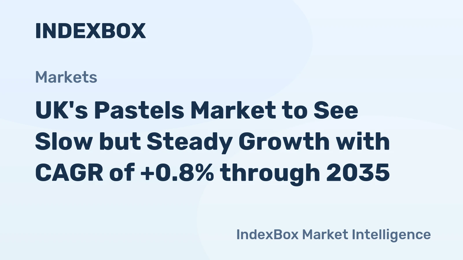 UK's Pastels Market to See Slow but Steady Growth with CAGR of +0.8% through 2035