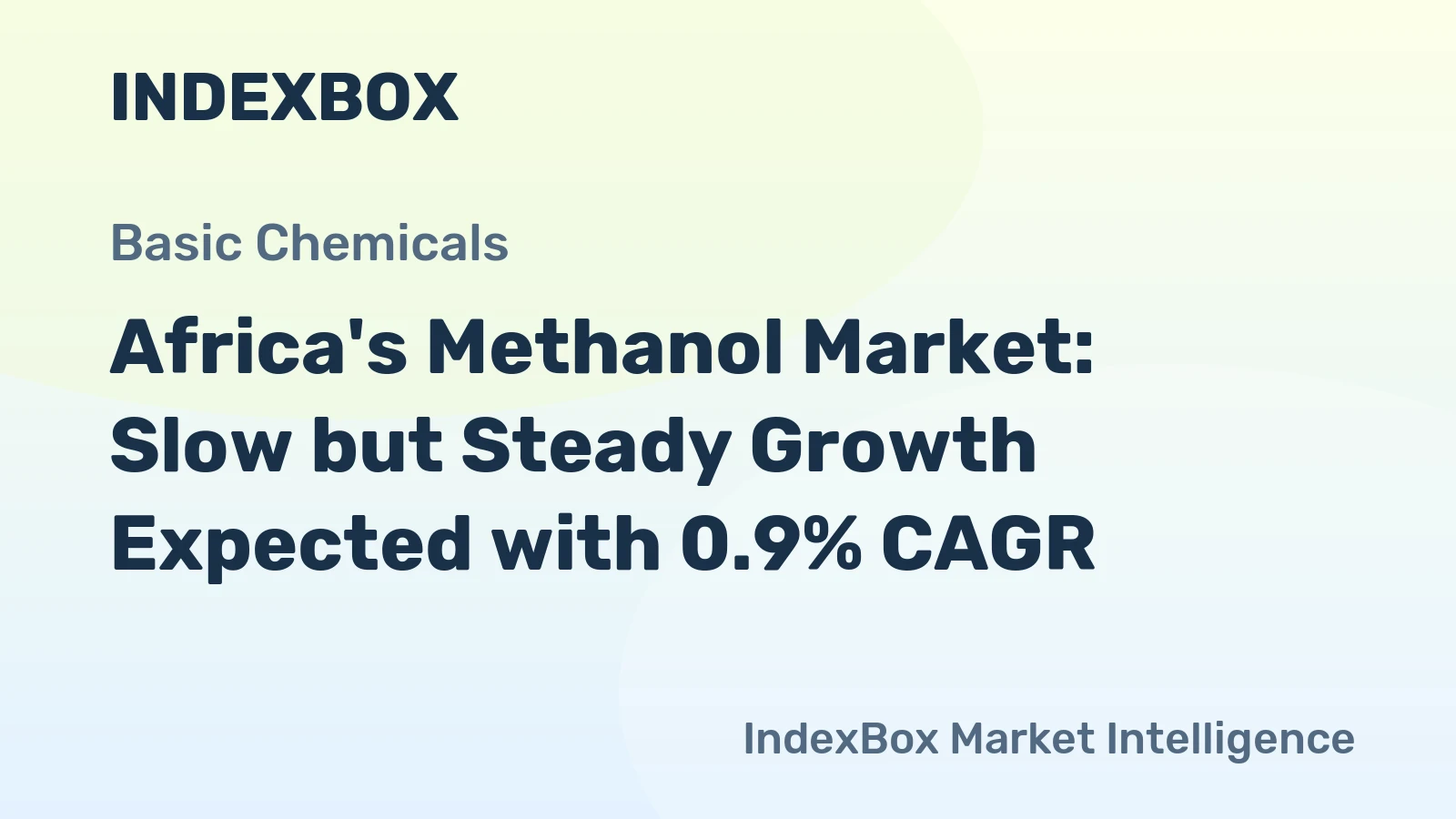 Africa's Methanol Market: Slow but Steady Growth Expected with 0.9% CAGR