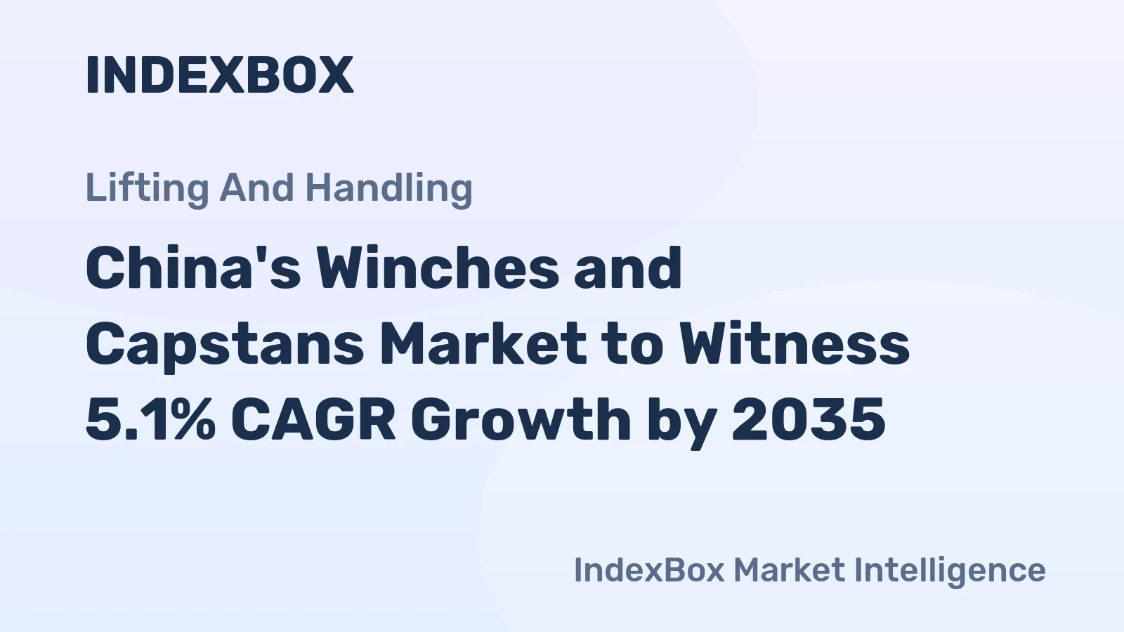 China's Winches and Capstans Market to Witness 5.1% CAGR Growth by 2035