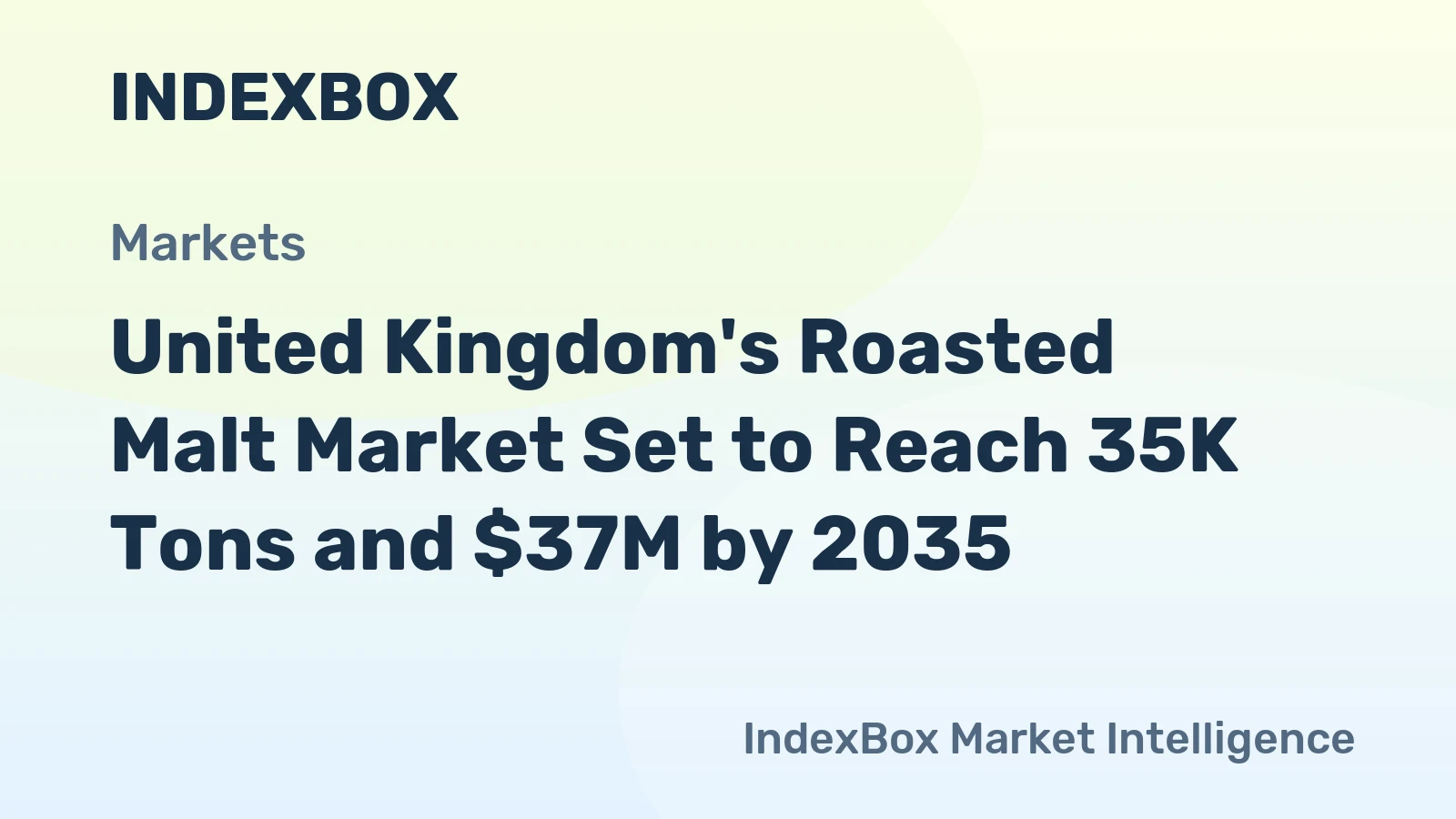 United Kingdom's Roasted Malt Market Set to Reach 35K Tons and $37M by 2035